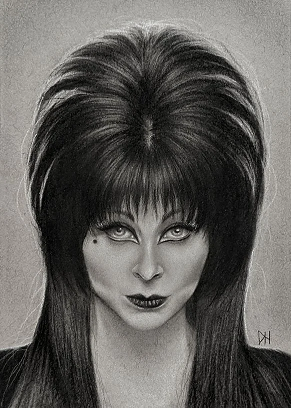 Elvira Black And White