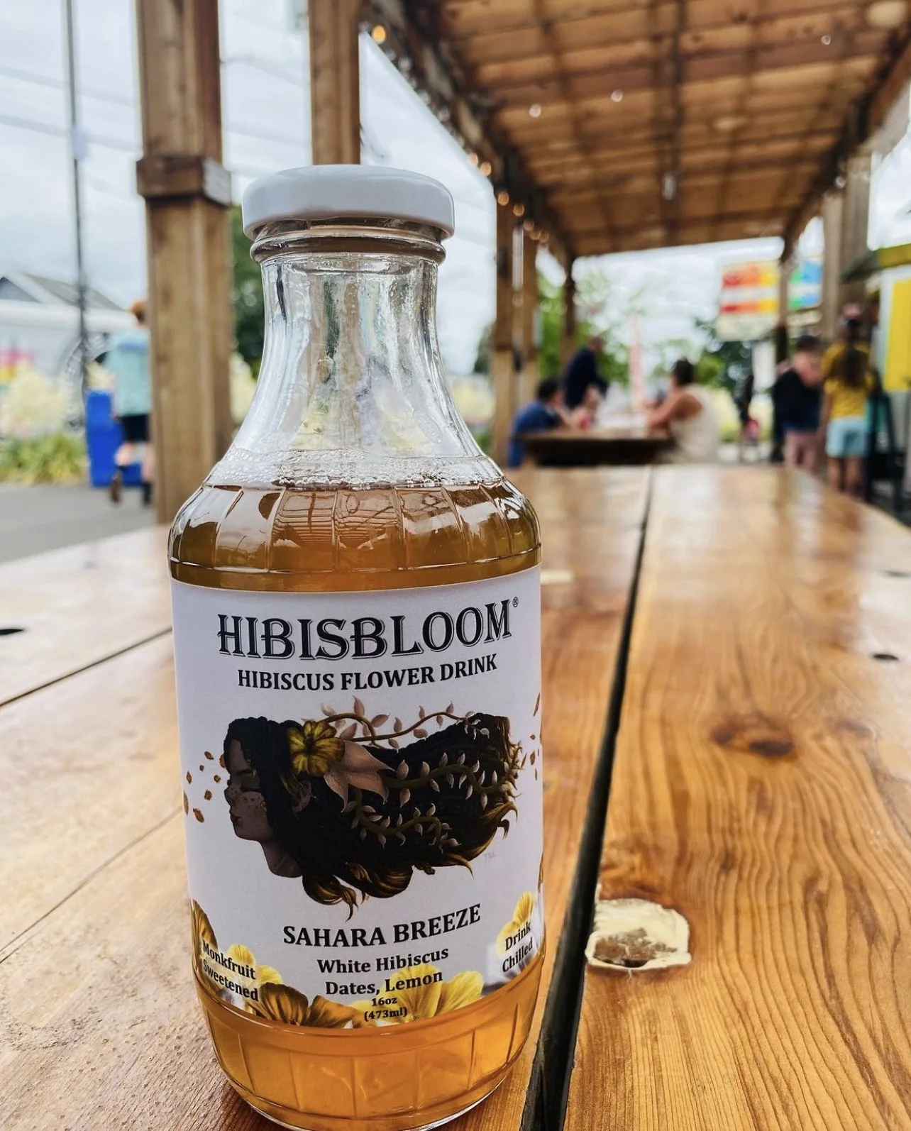 hibiscus tea herbal tea brew monk fruit drinks cocktail mixer