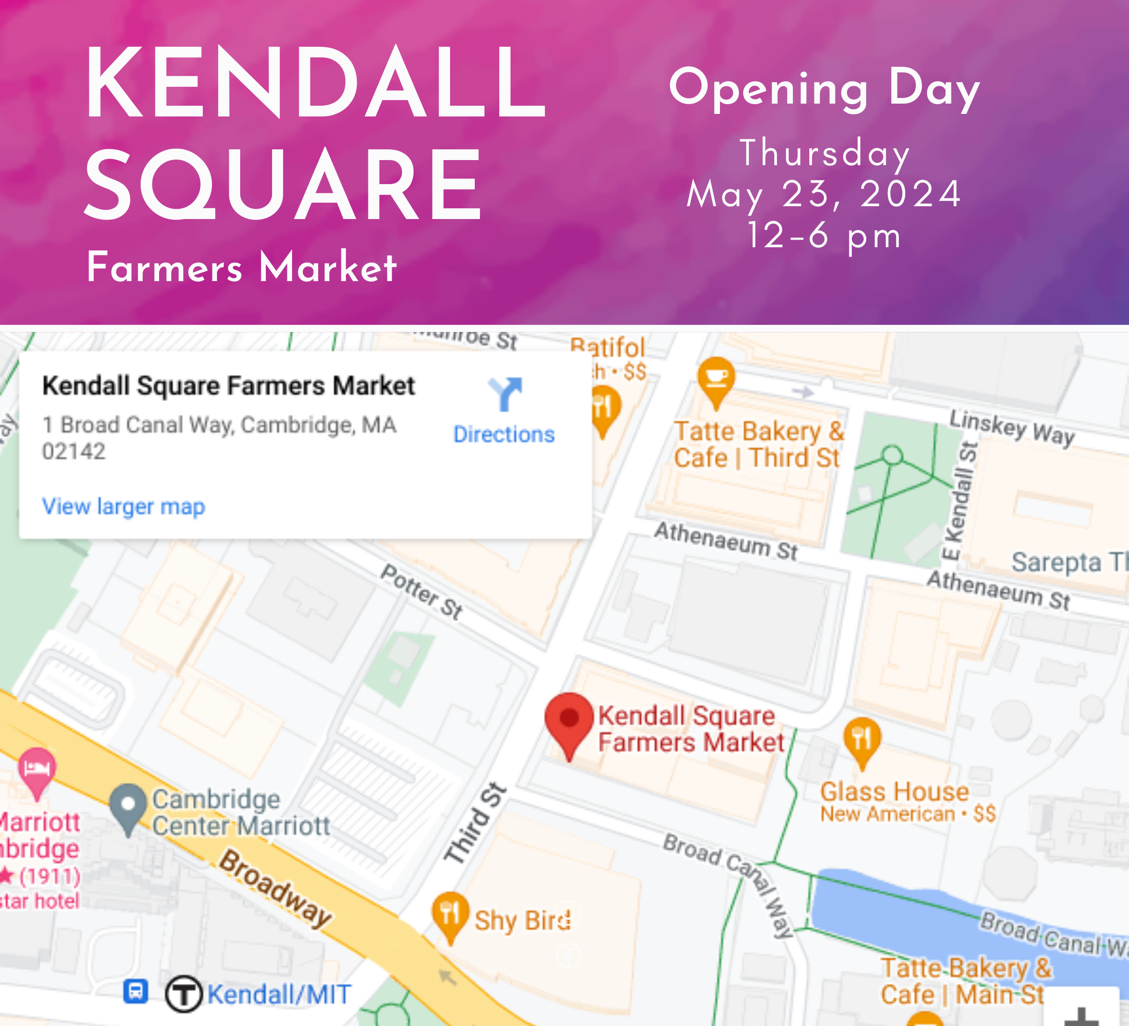 Kendall Sq Farmers Market — Mass Farmers Markets