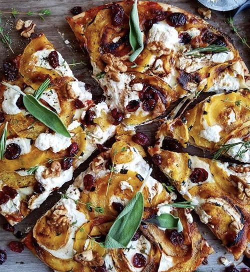 Delicata Squash Pizza with Sage, Walnuts and Cranberries — Mass Farmers ...