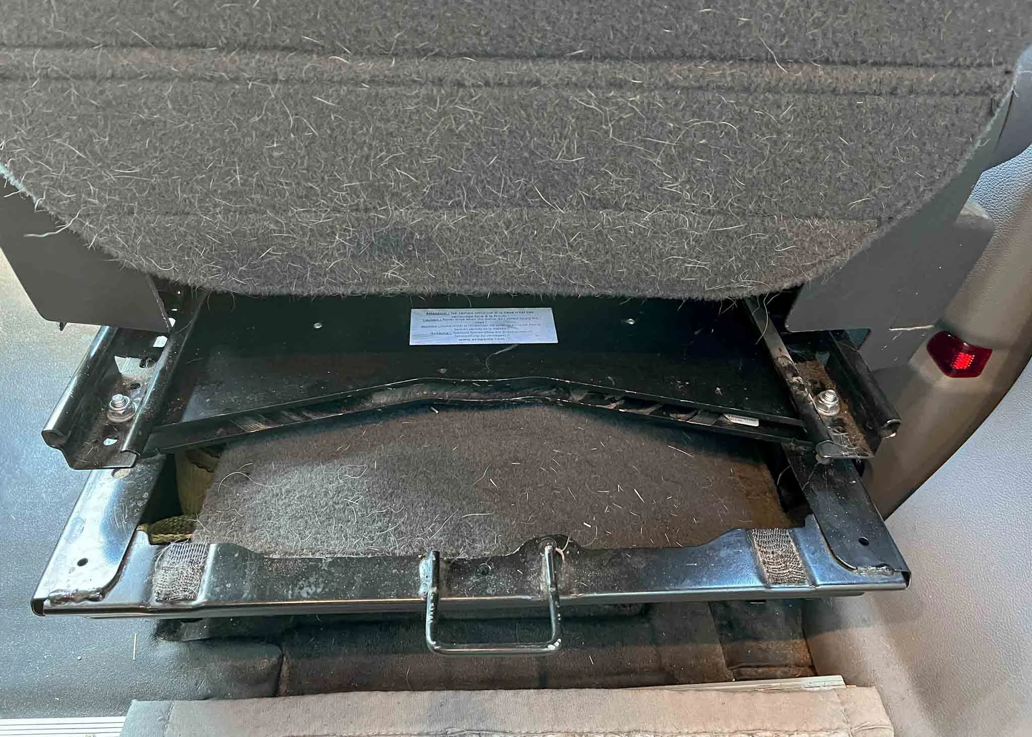 VAN BUILD - Scopema Passenger Swivel Seat Install — STOKE LOAF VAN