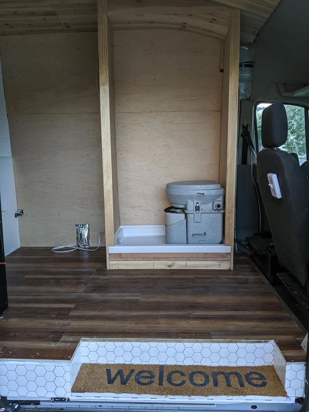 Van Build Shower Design for all 4 Seasons — STOKE LOAF VAN