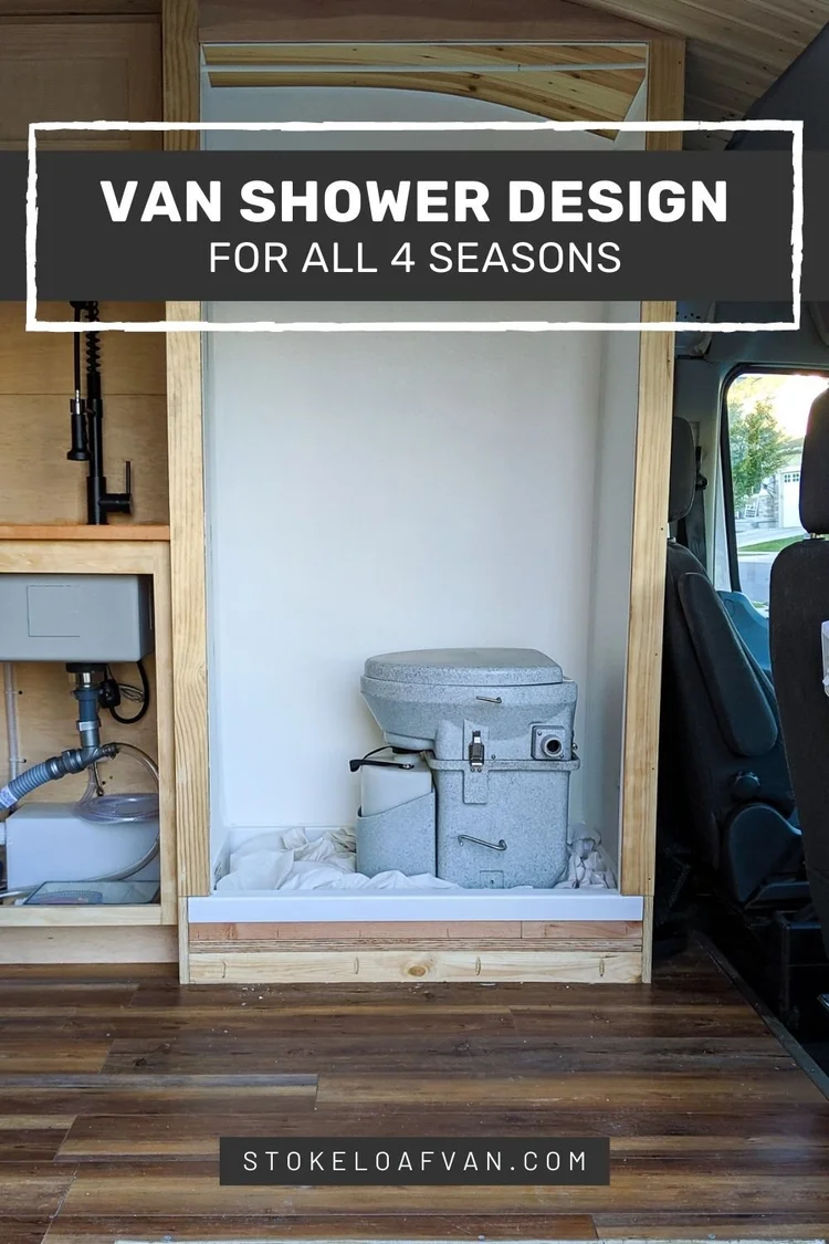Van Build Shower Design for all 4 Seasons — STOKE LOAF VAN
