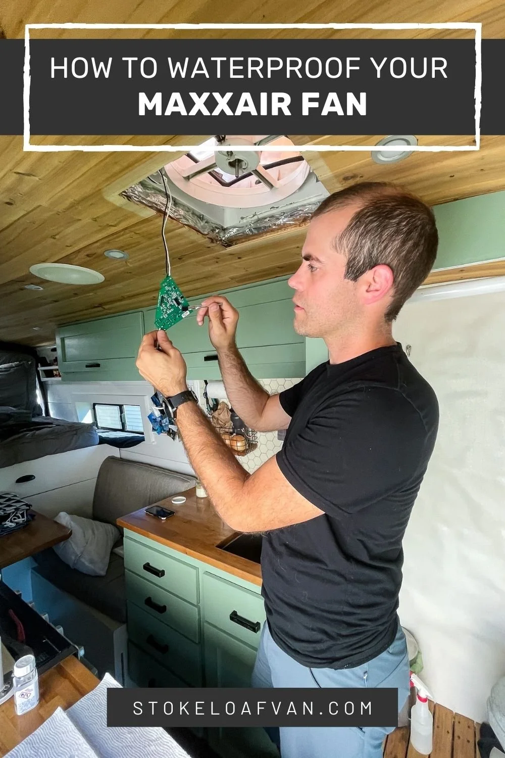 How to Waterproof your MaxxAir Fan — STOKE LOAF VAN