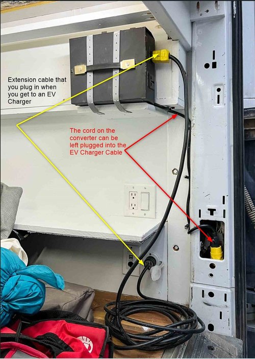 Shore Power Charge Using EV Charging Stations — STOKE LOAF VAN