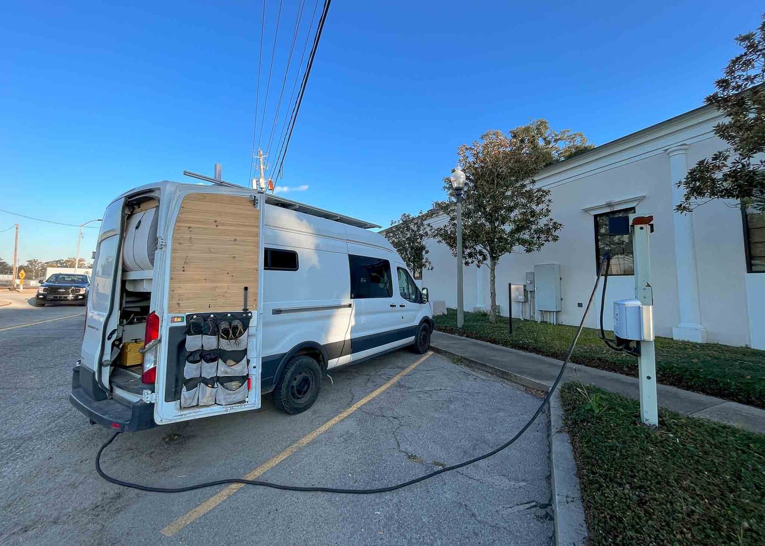 Shore Power Charge Using EV Charging Stations — STOKE LOAF VAN