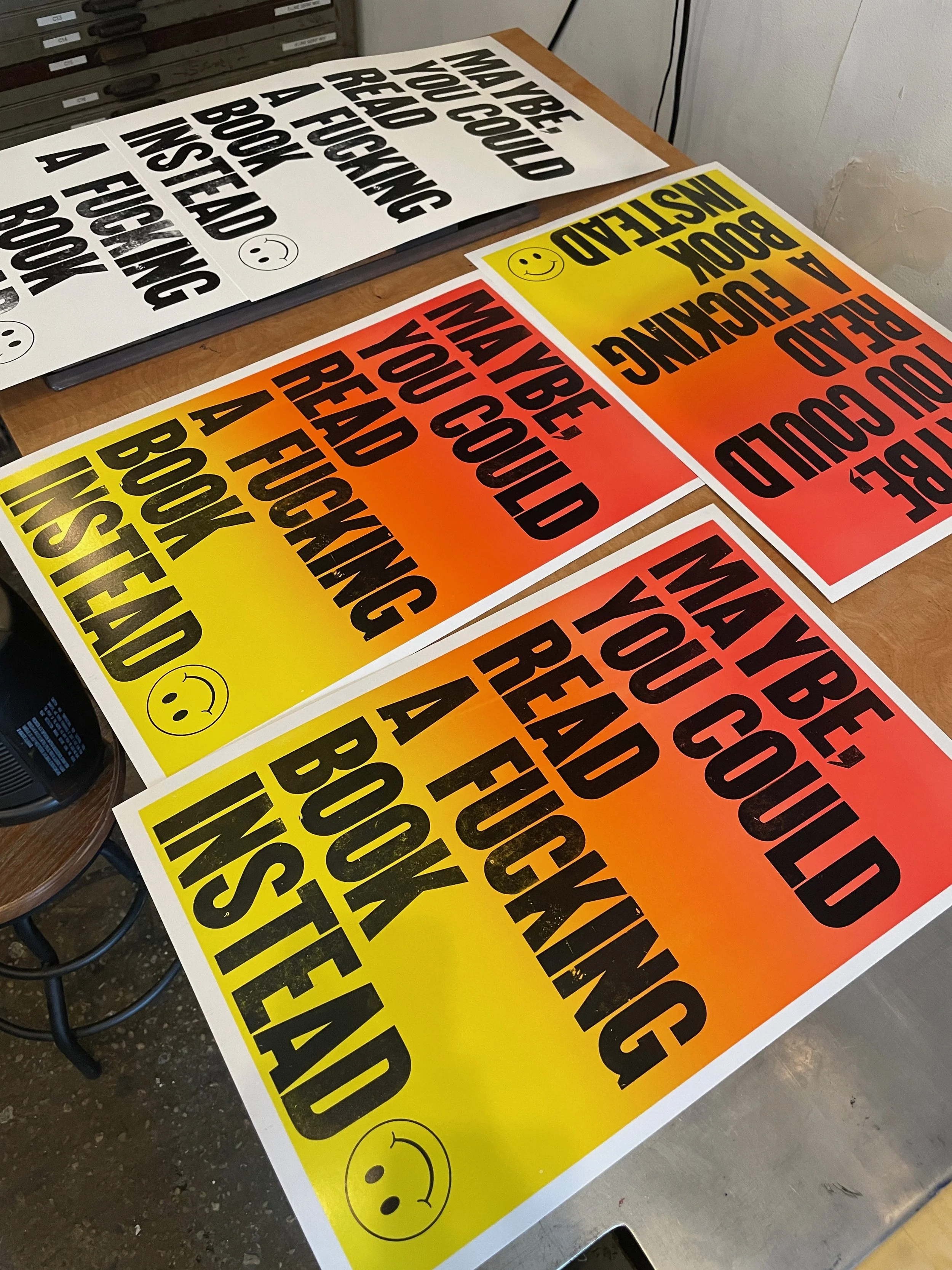 Print Your Own Wood Type Poster Edition — The Arm