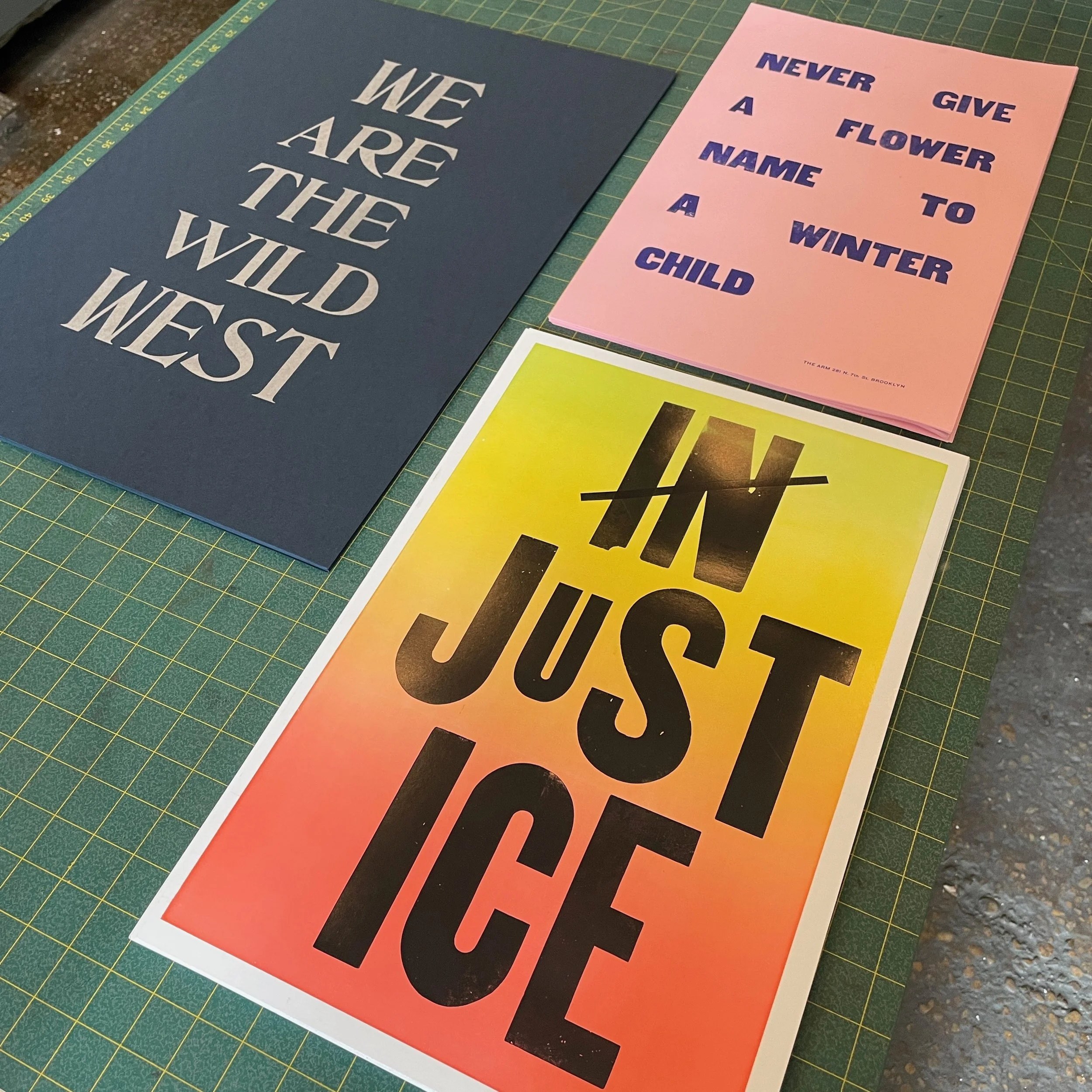 Print Your Own Wood Type Poster Edition — The Arm
