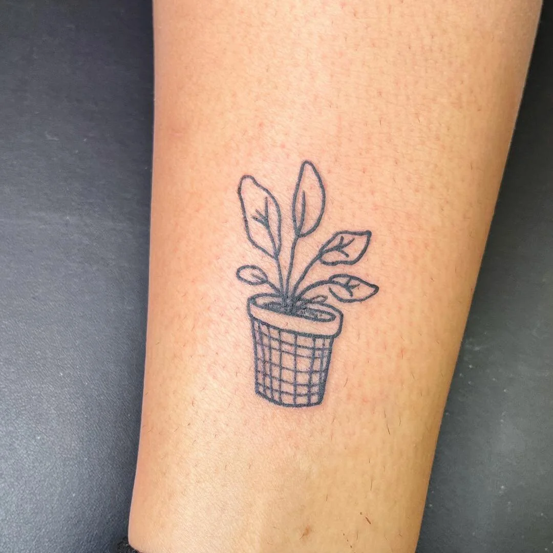 Mustard Seed Plant Tattoo