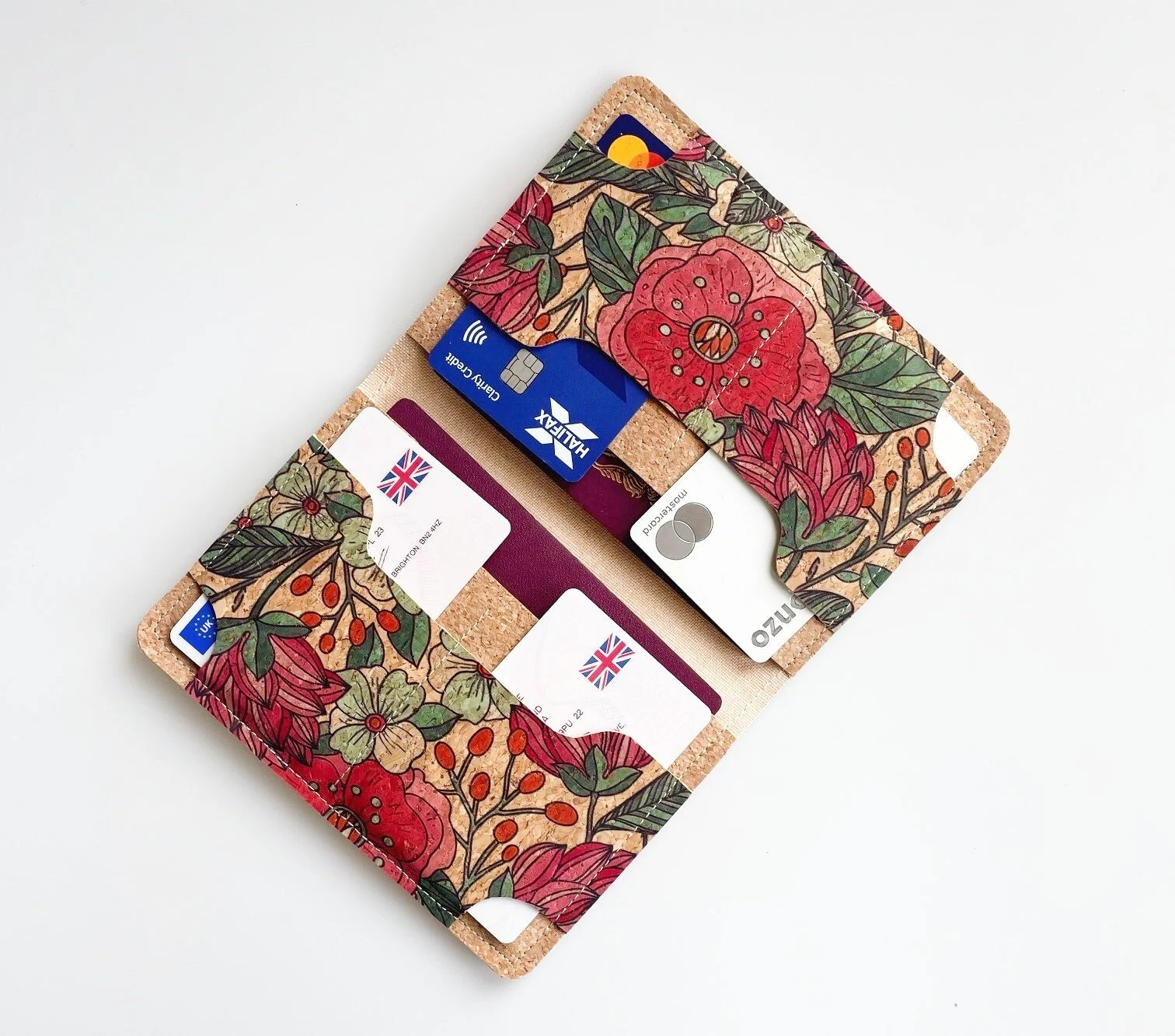 Cork Passport Holder - Leopard Print - Life Less Ordinary