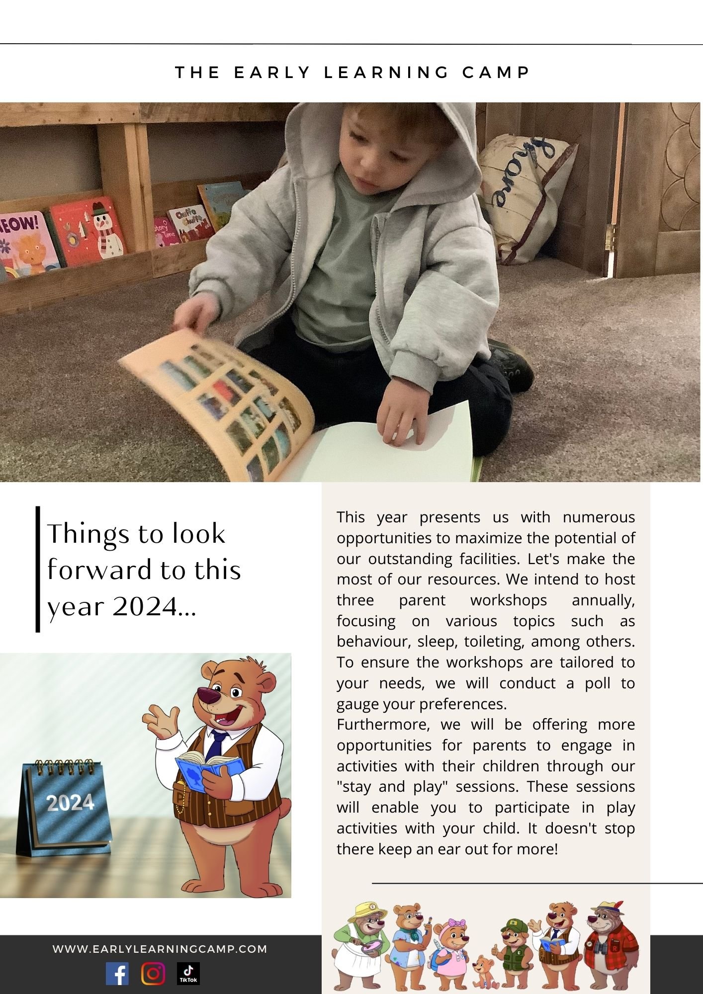 NEWSLETTERS — The Early Learning Camp