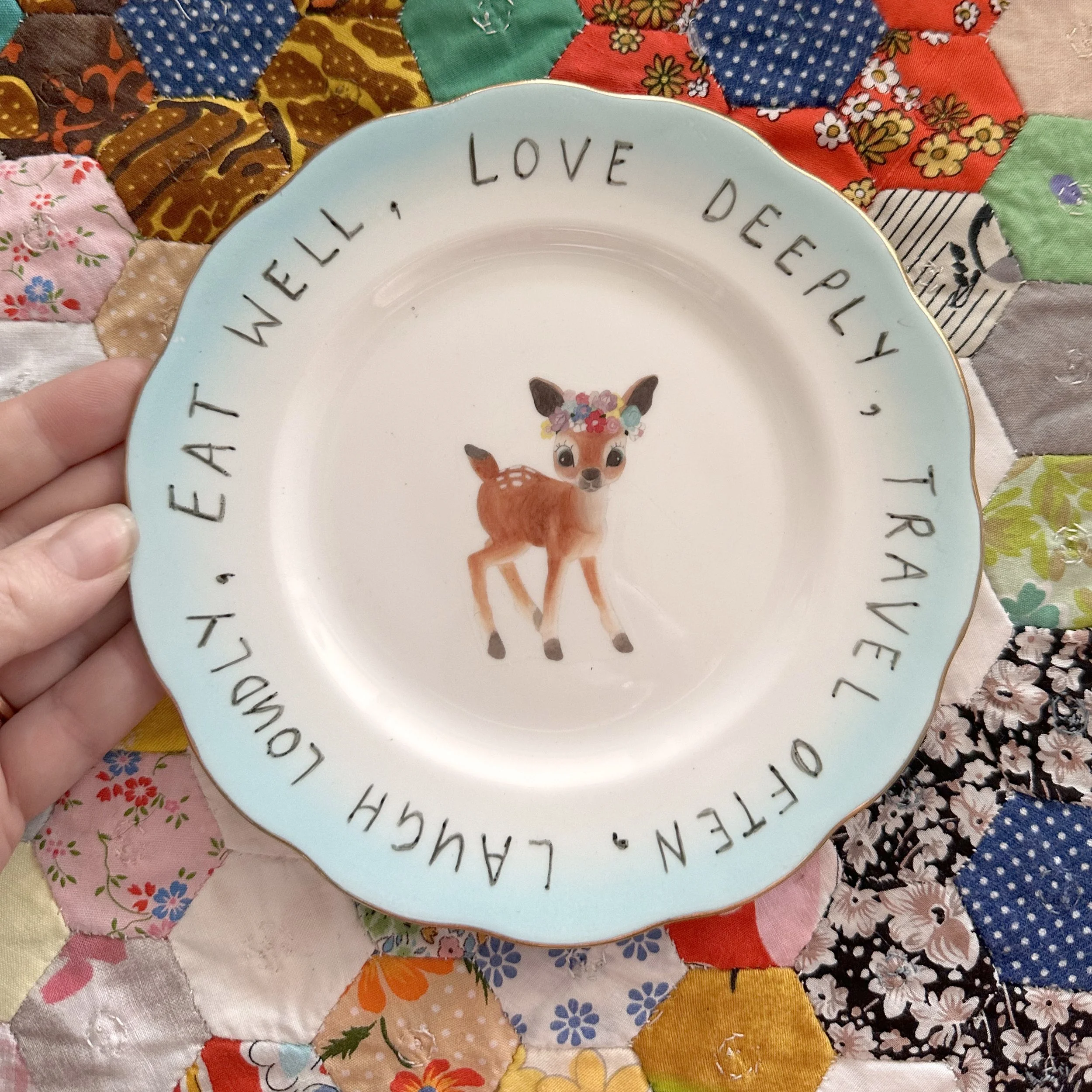Vintage Illustrated Plates — The Storybook Rabbit