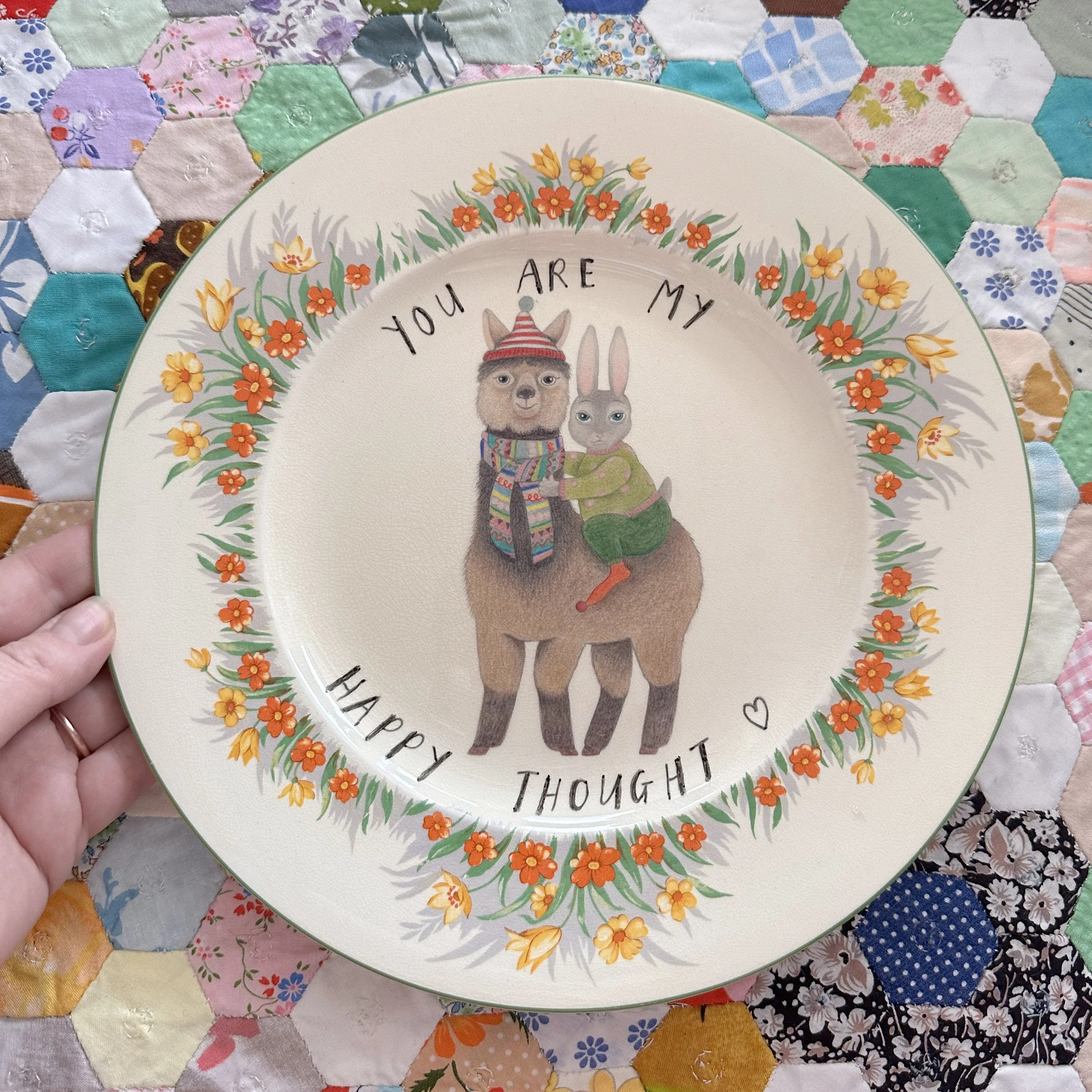 Vintage Illustrated Plates — The Storybook Rabbit