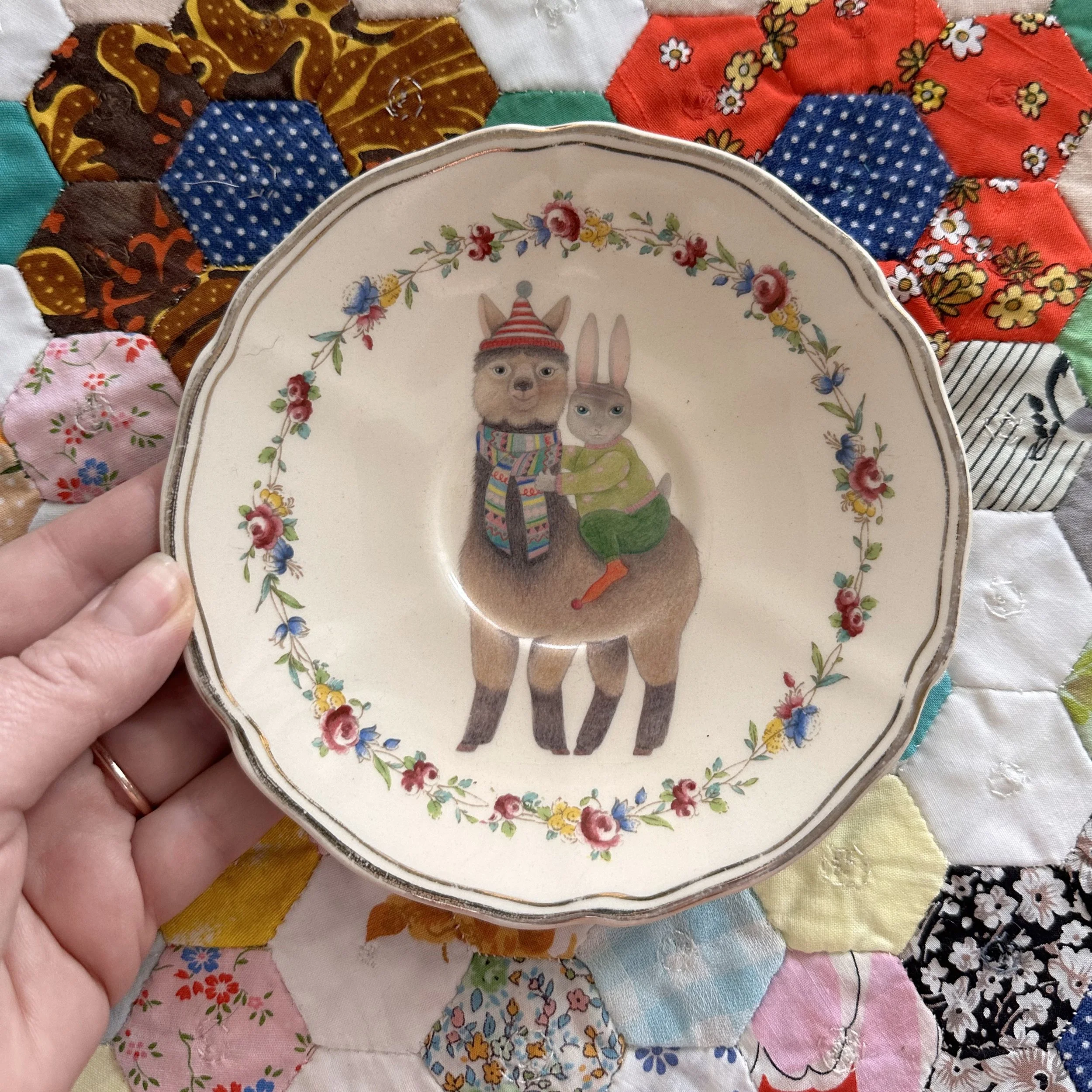 Vintage Illustrated Plates — The Storybook Rabbit