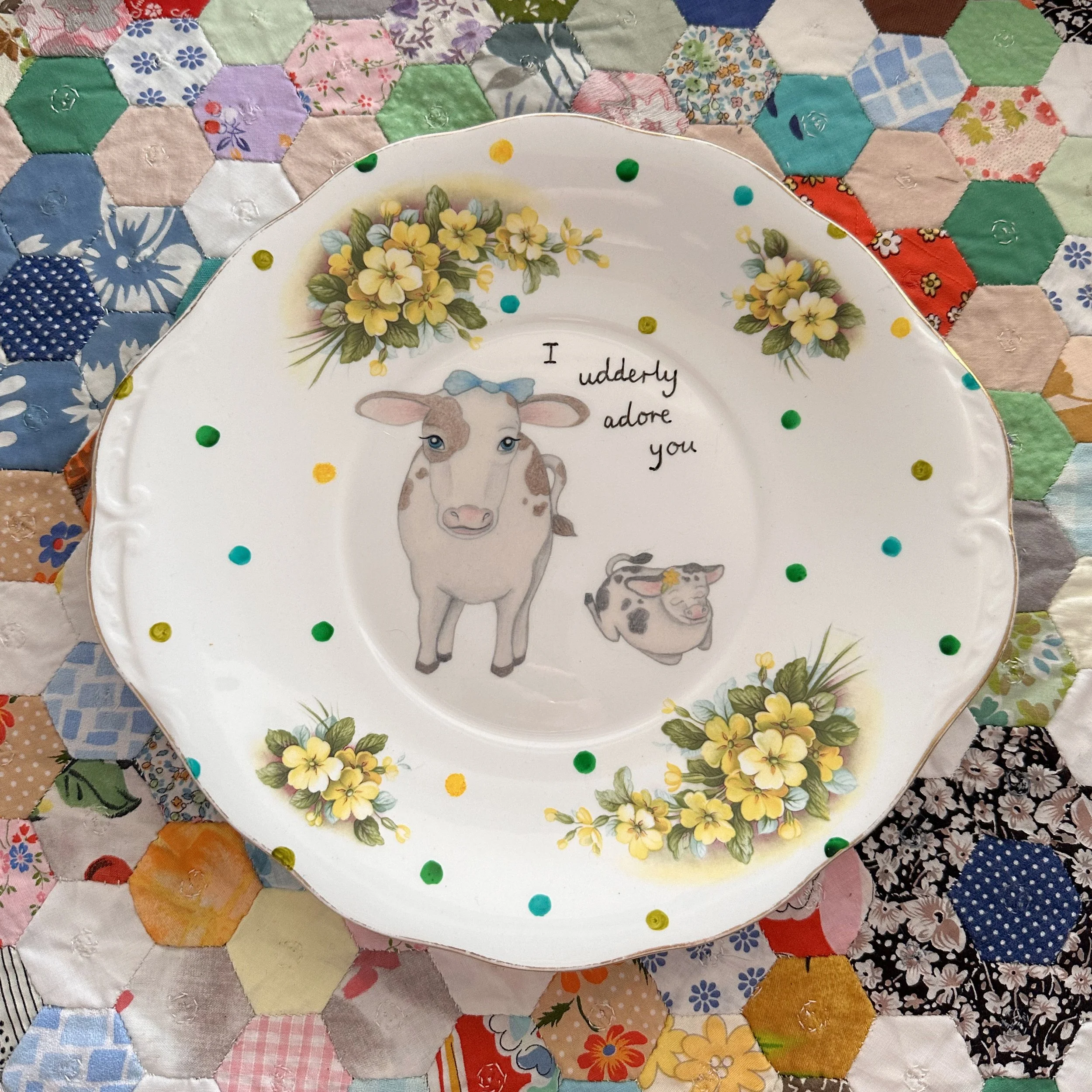 Vintage Illustrated Plates — The Storybook Rabbit