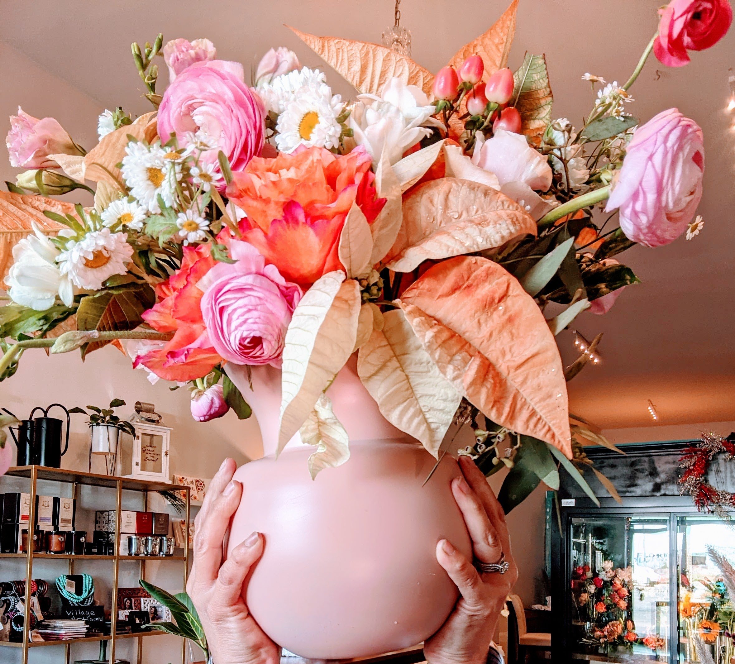 Extra Large Ceramic Flower Arrangement — Fleurs & Events