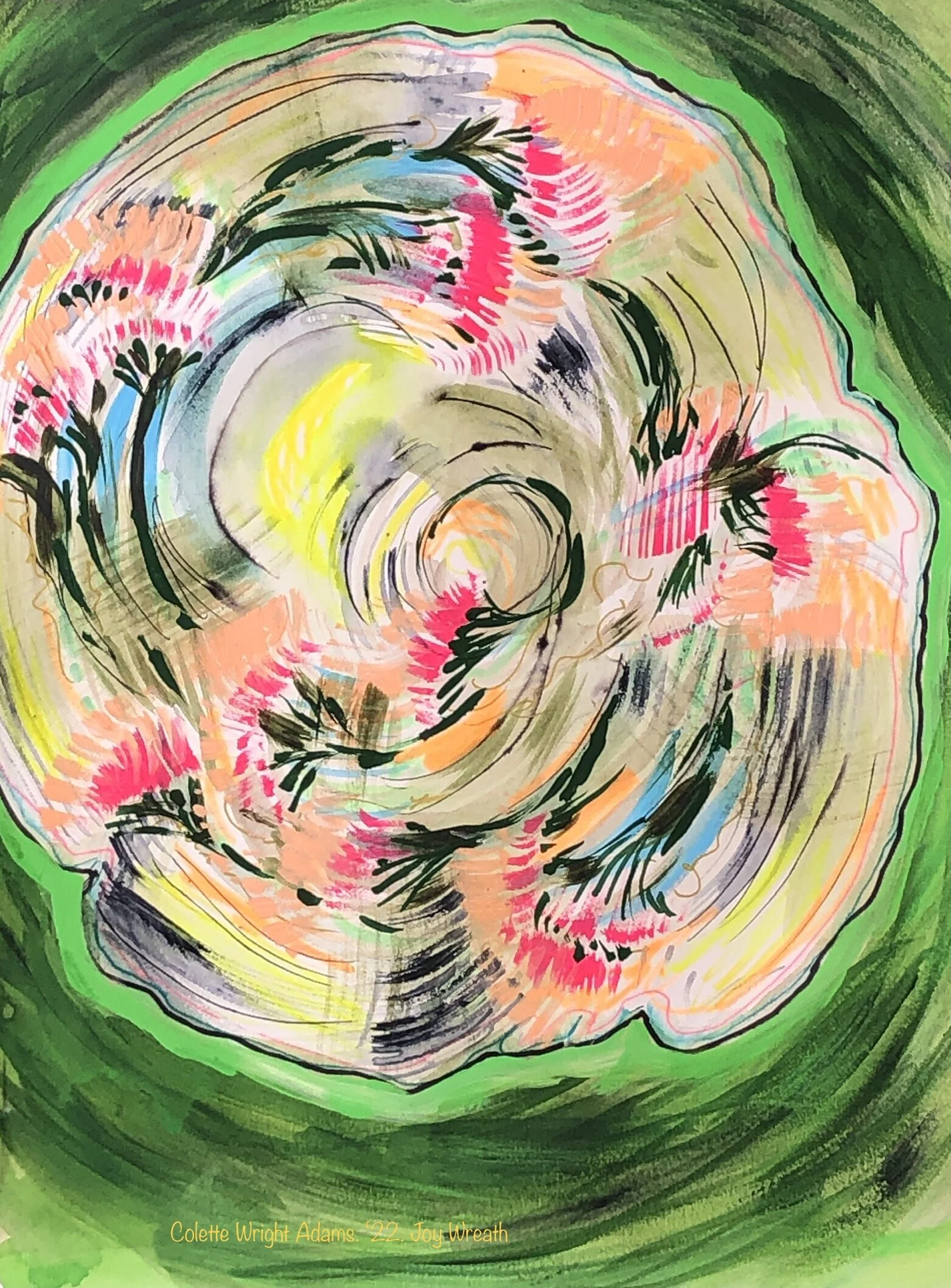 Paintings on paper — Colette Wright Adams