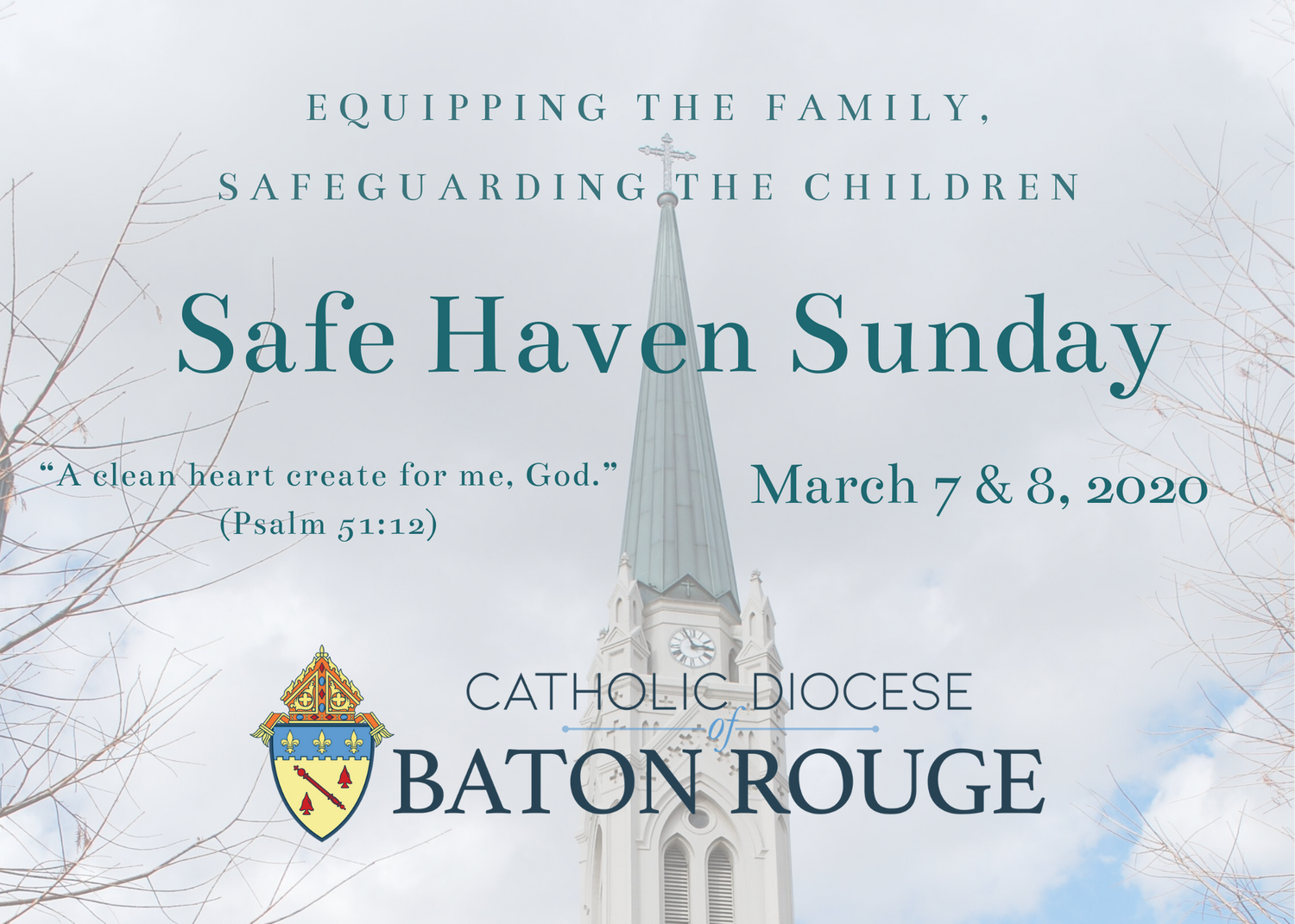 Safe Haven Sunday March 7th-8th, 2020 — St. Joseph's Catholic Church