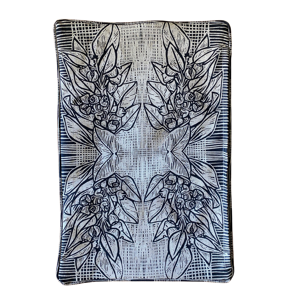 Italian Linen "Gumnutty" Feature Cushion Cover — Cecille Weldon