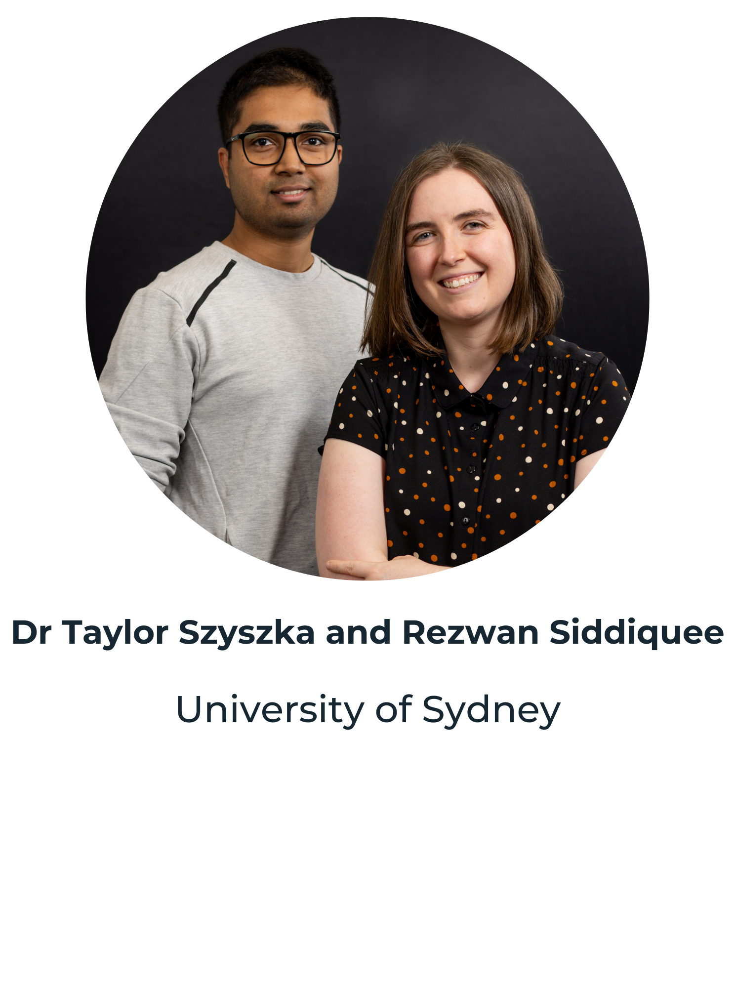 Taylor Szyszka and Rezwan Siddiquee — Raising the bar