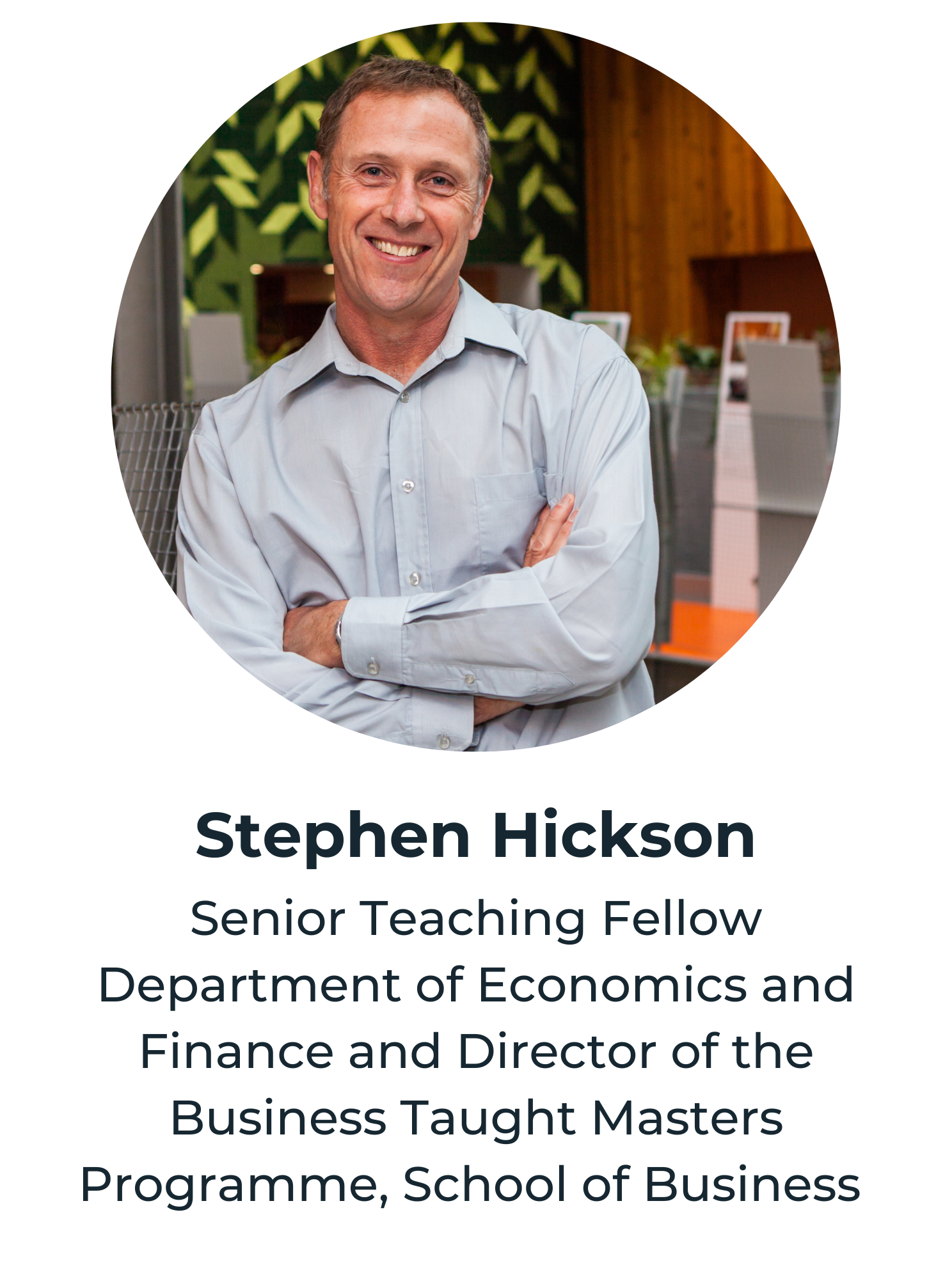 Stephen Hickson — Raising the bar