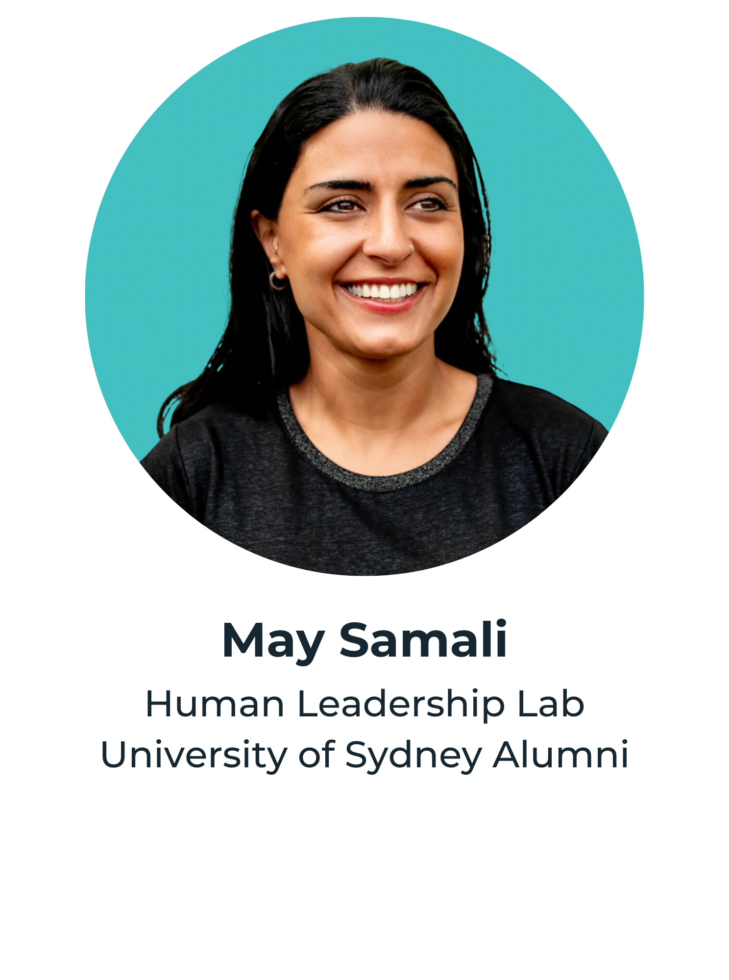 May Samali — Raising the bar