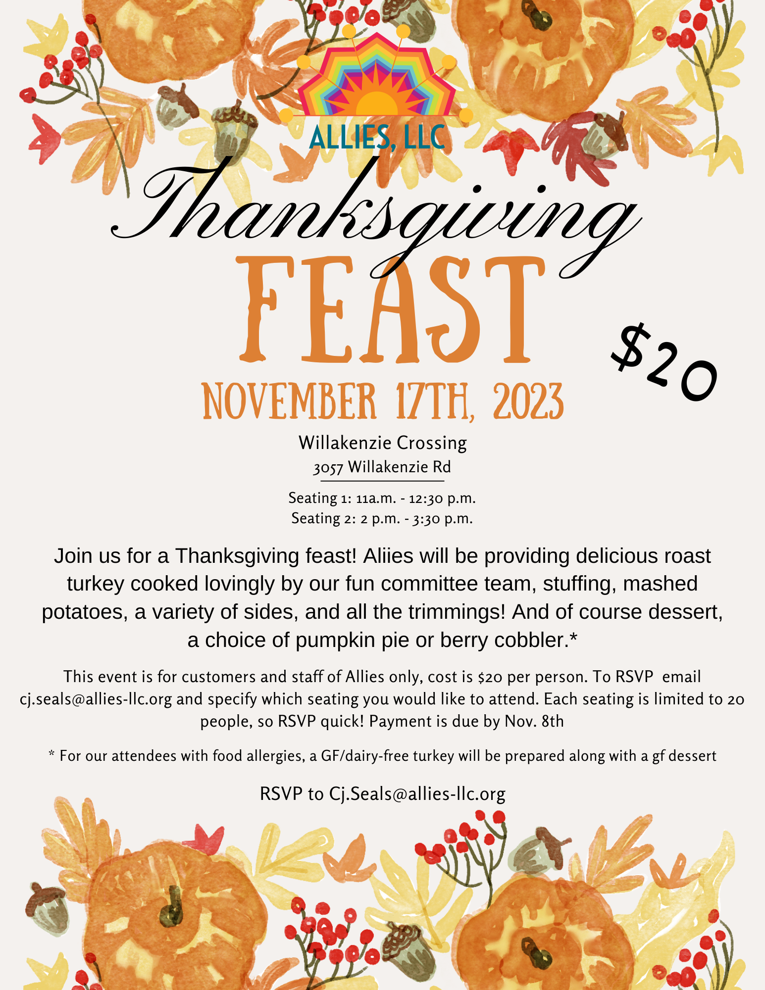 Allies Monthly Events — Allies, LLC