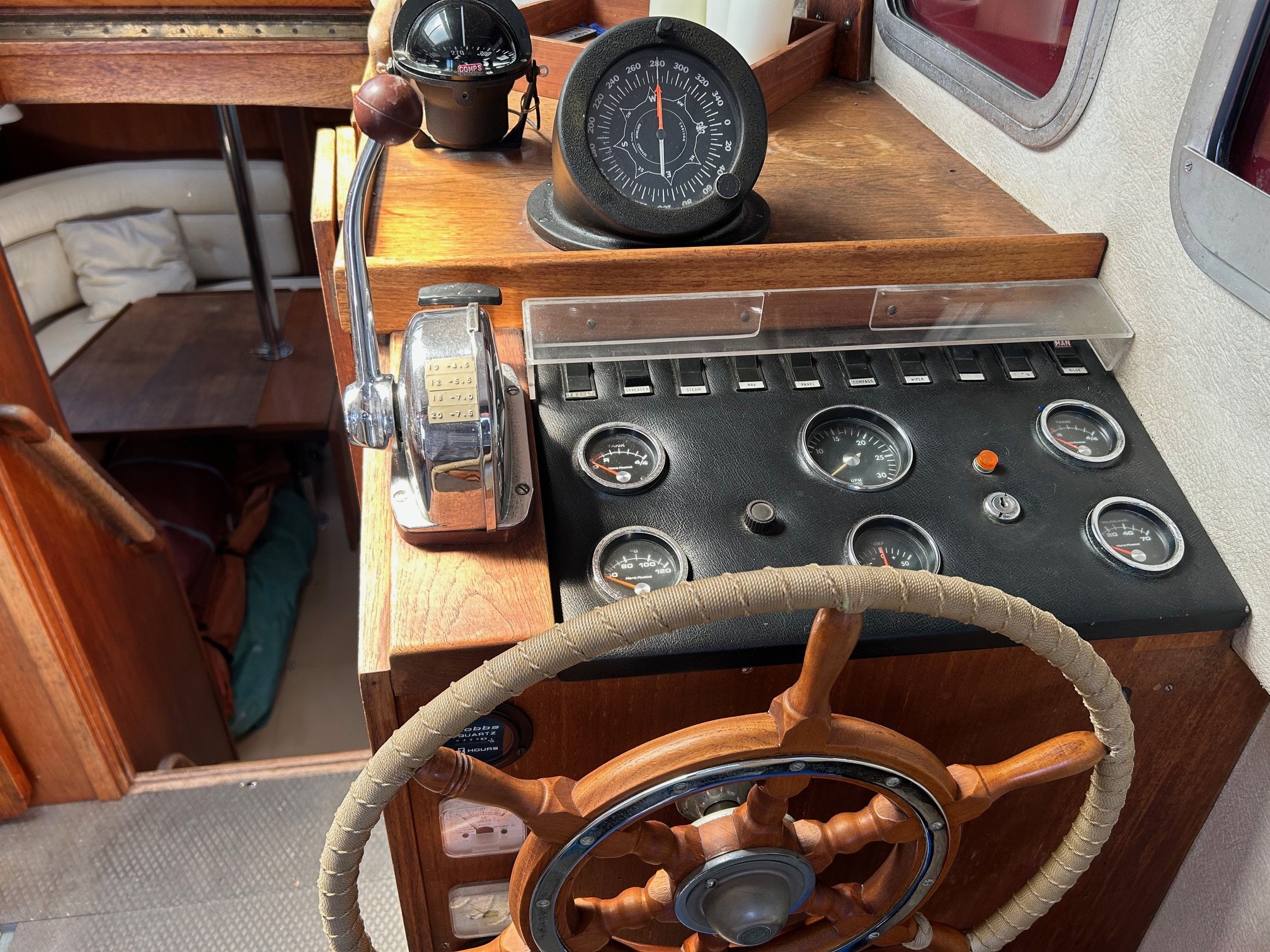 37' Fisher Pilothouse Ketch 1977 — Napa Valley Marina