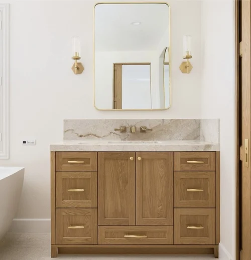 Standard Bathroom Vanity Height: Ideal Dimensions Explained | Knotty ...