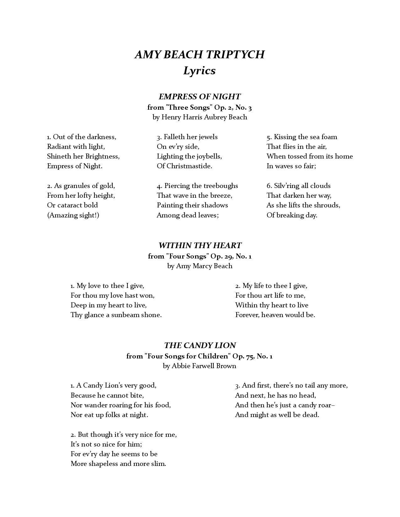 Clarinet Quartet Arrangements — EHM Publishing