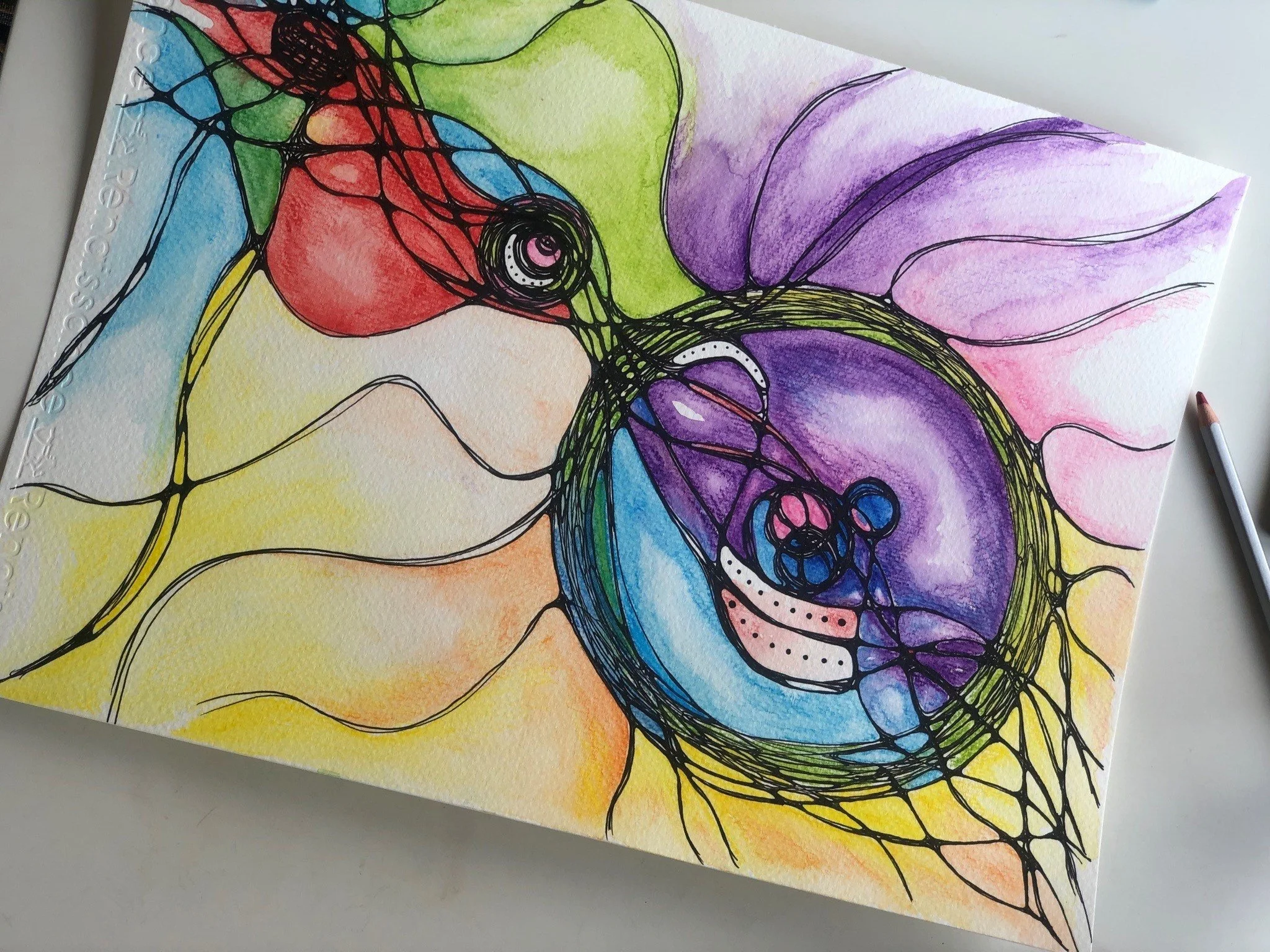 Art therapy - Brushing away stress with Colors — YOGA POD