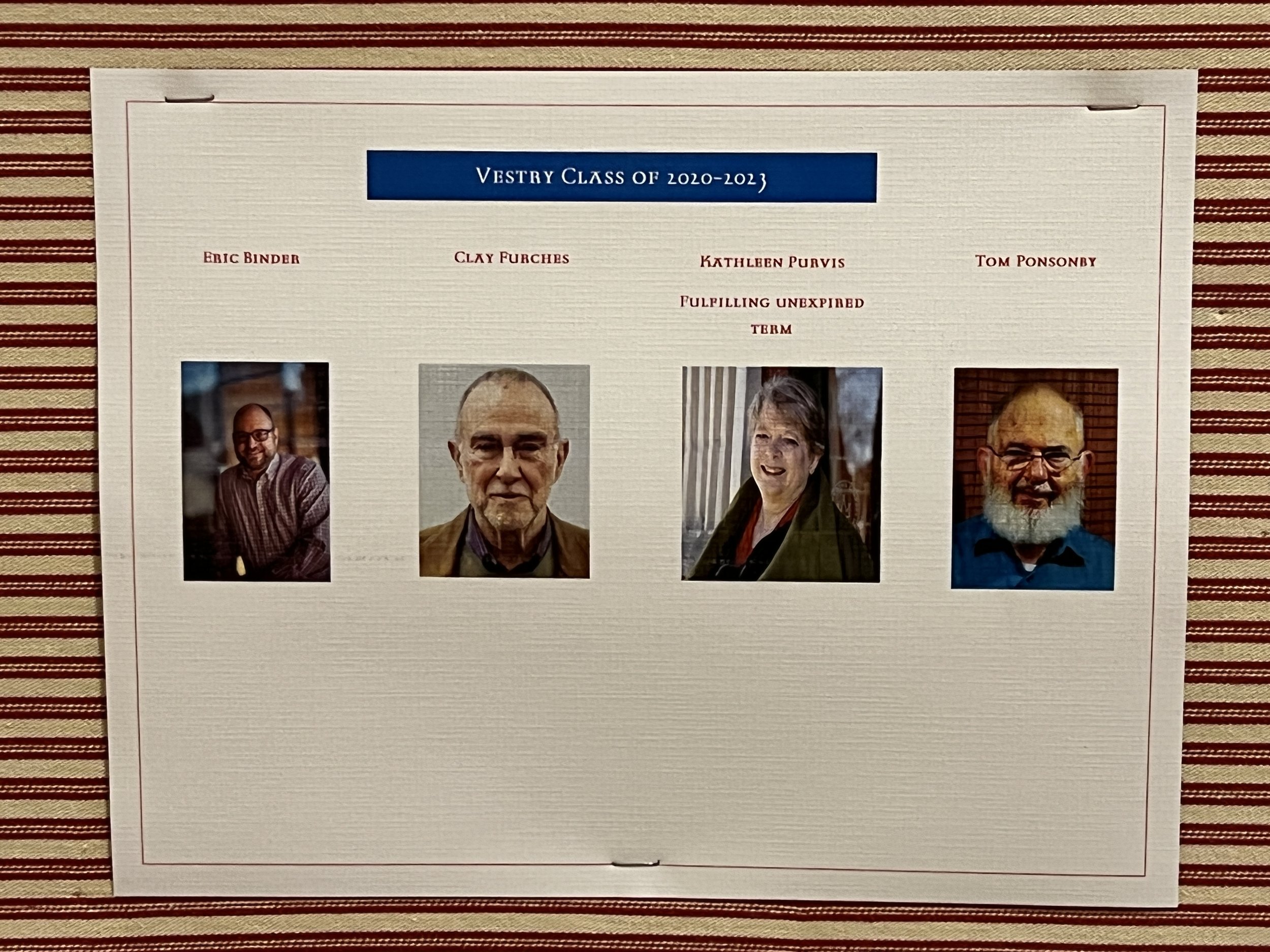 The Vestry — St. Martin's Episcopal Church