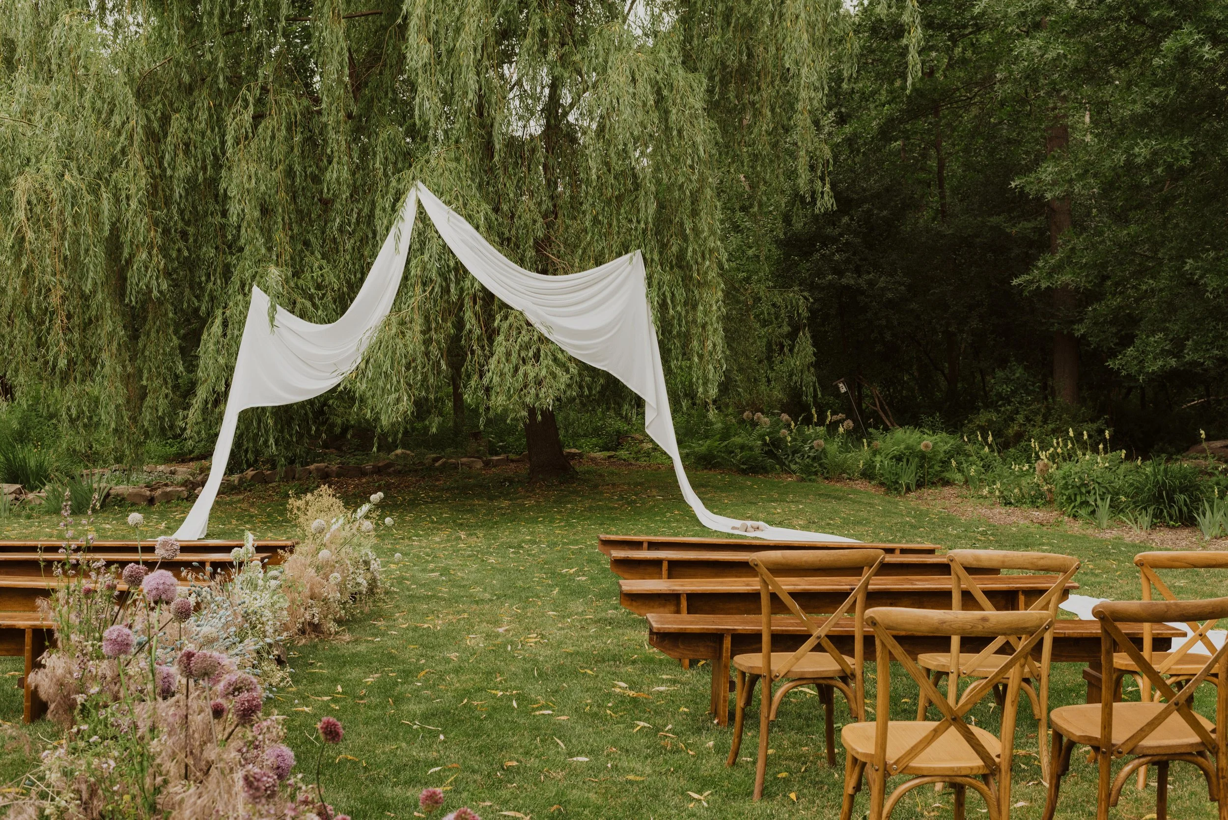 Hannah & Stuart at a Private Residence — A Garden Wedding in the Hudson ...