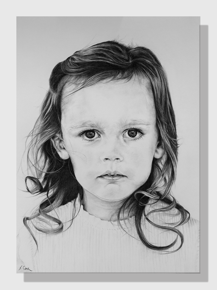 Digital Custom Commissioned Drawing Unique Gift for Her SELF PORTRAIT ...