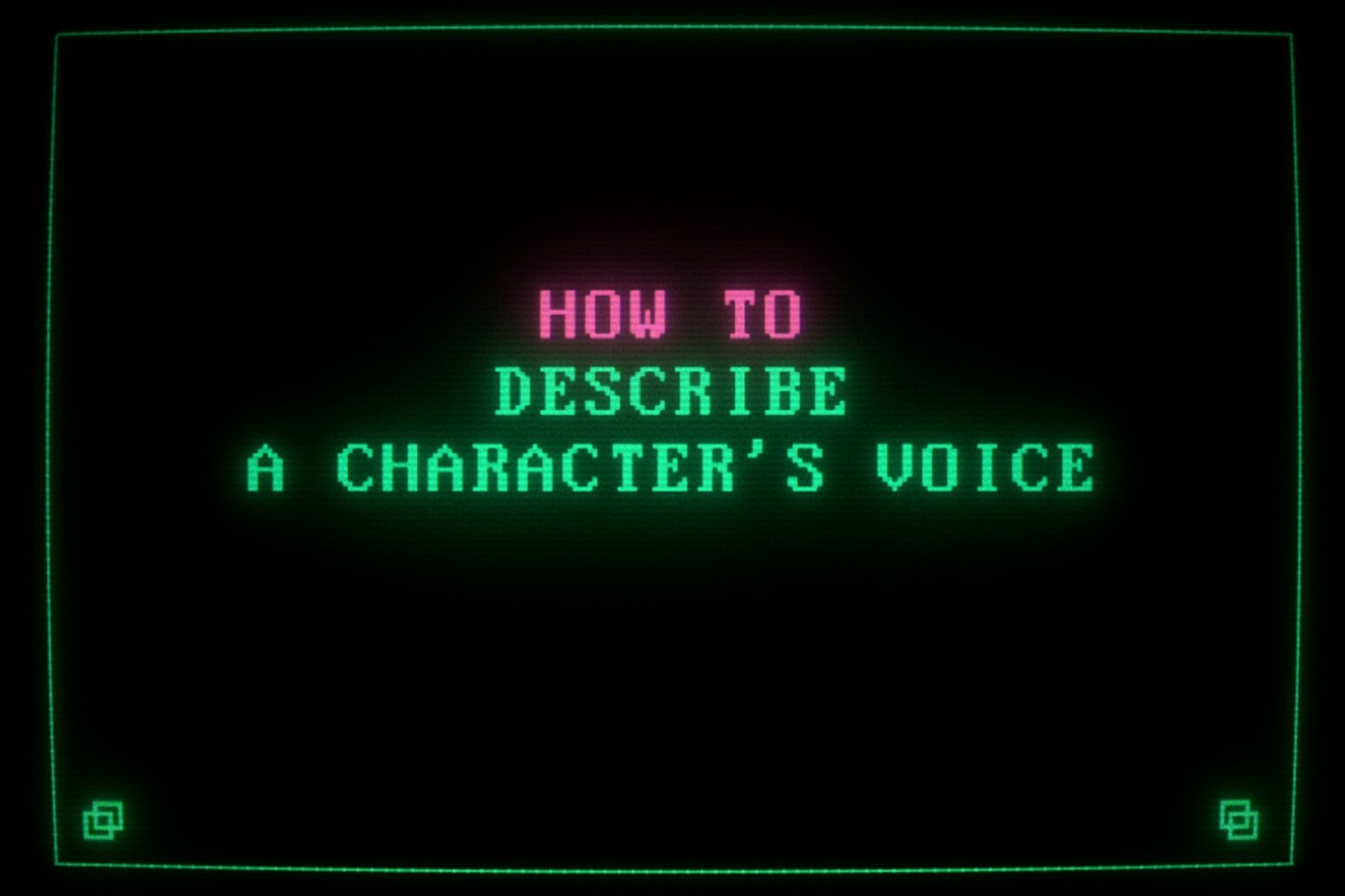 How to Describe a Character's Voice (in a Text Adventure) — Dark Forest ...