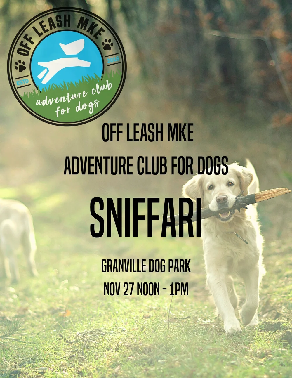 Sniffari Adventure at Granville Dog Park — Off Leash MKE | Adventure ...