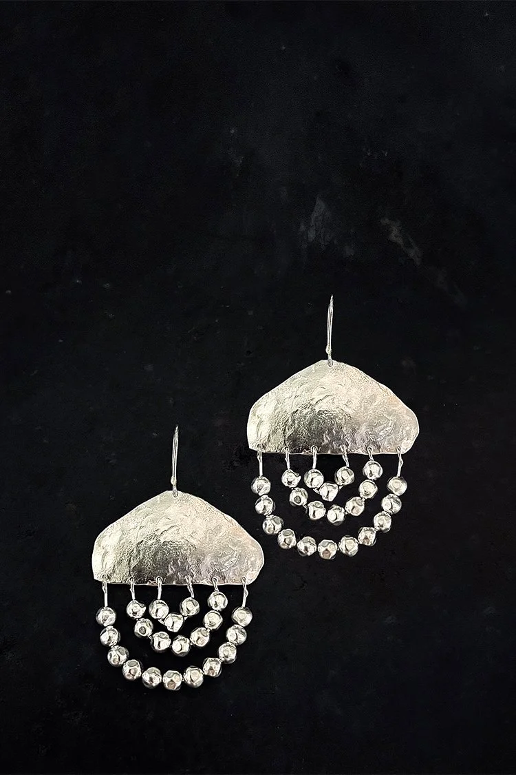 Ewa Tribal Jewelry Handcrafted Silver Earrings — EWA TRIBAL JEWELRY