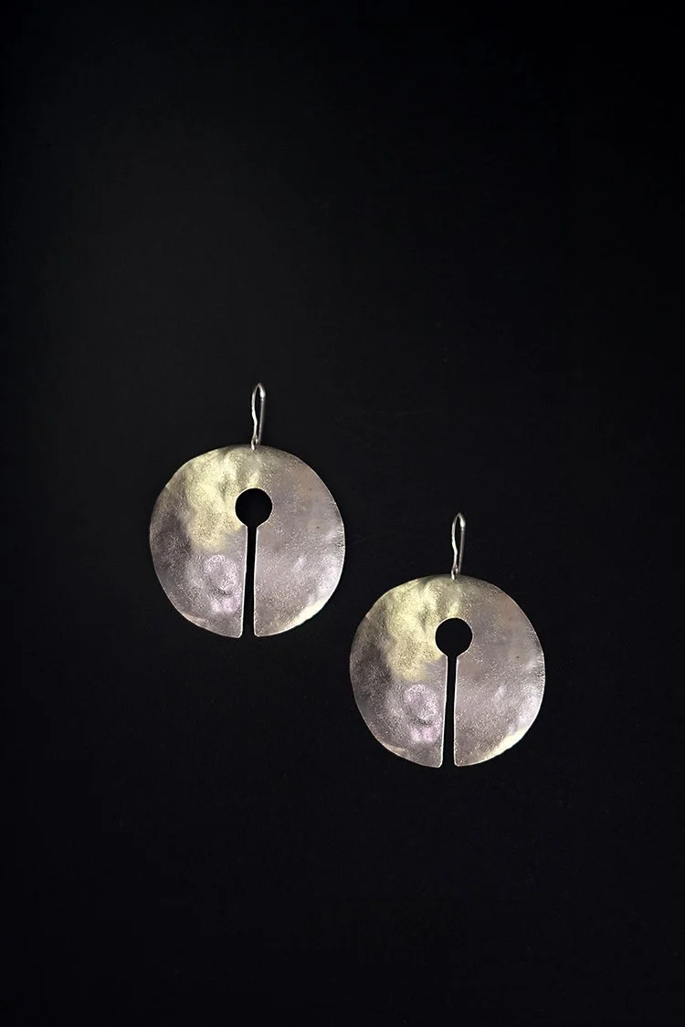Ewa Tribal Jewelry Handcrafted Silver Earrings — EWA TRIBAL JEWELRY