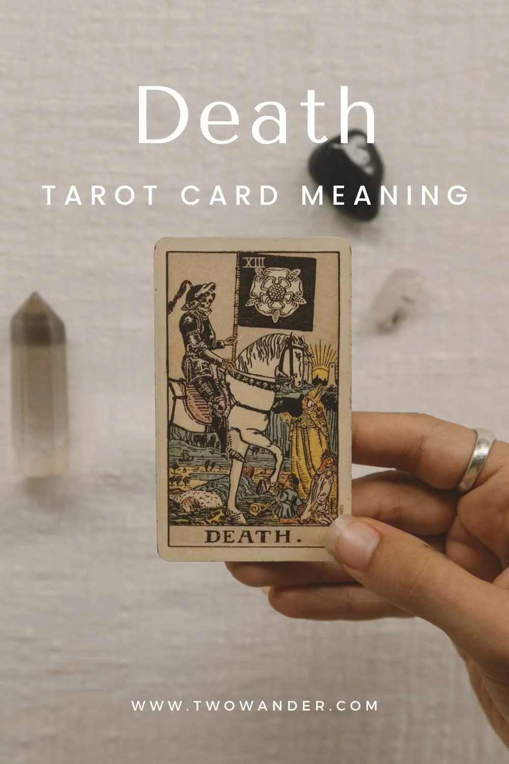 Death Tarot Card Two Wander X Elysium Rituals