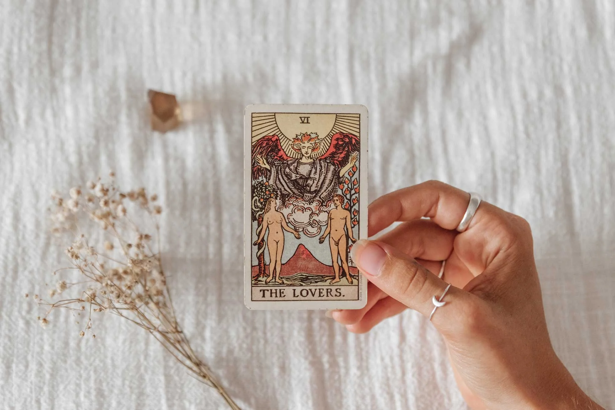 A Universal 6 Year And Lovers Tarot Card — Two Wander x Elysium Rituals