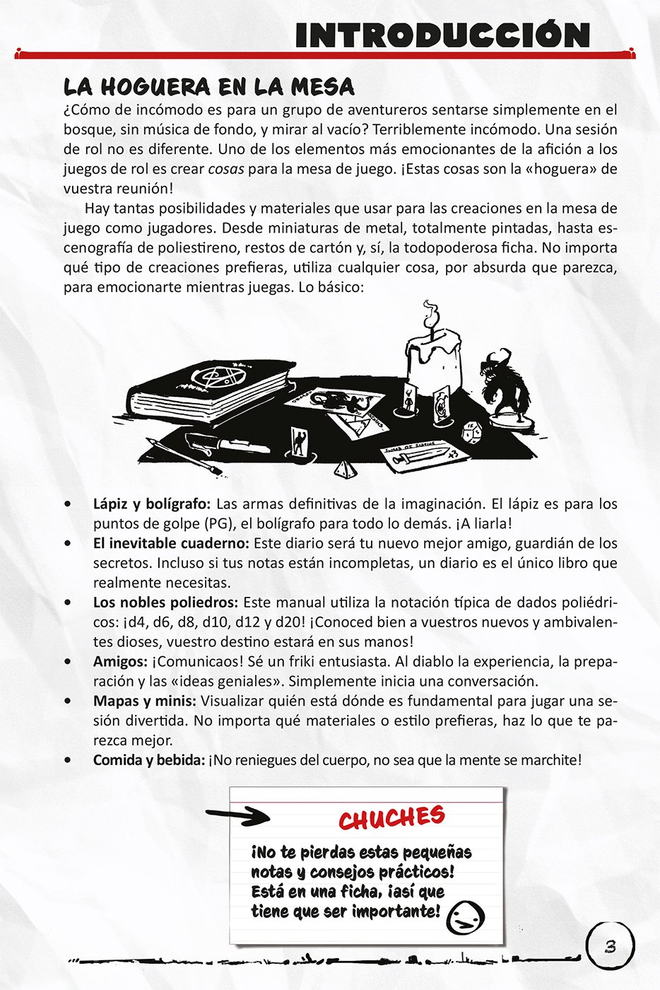 Index Card RPG (ICRPG) de Runehammer — El Refugio de Ryhope