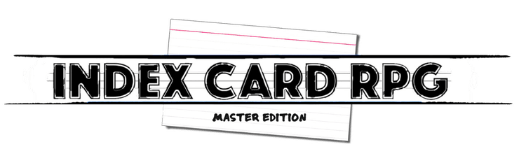 Index Card RPG (ICRPG) de Runehammer — El Refugio de Ryhope