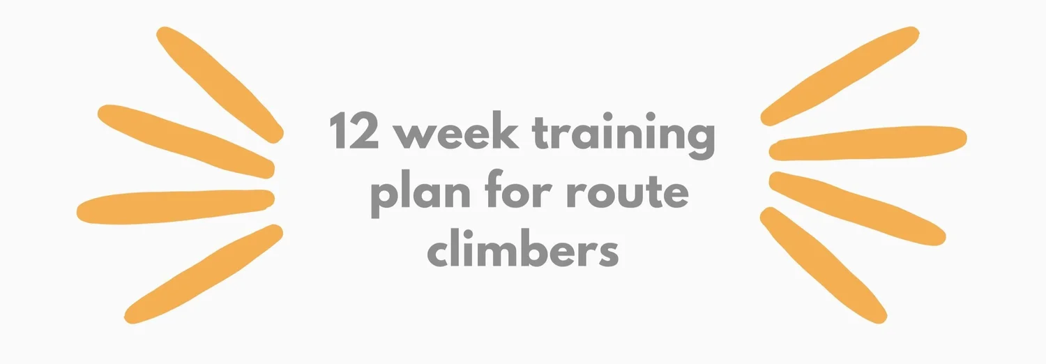 Climbing training plan — Love to Climb coaching and instruction