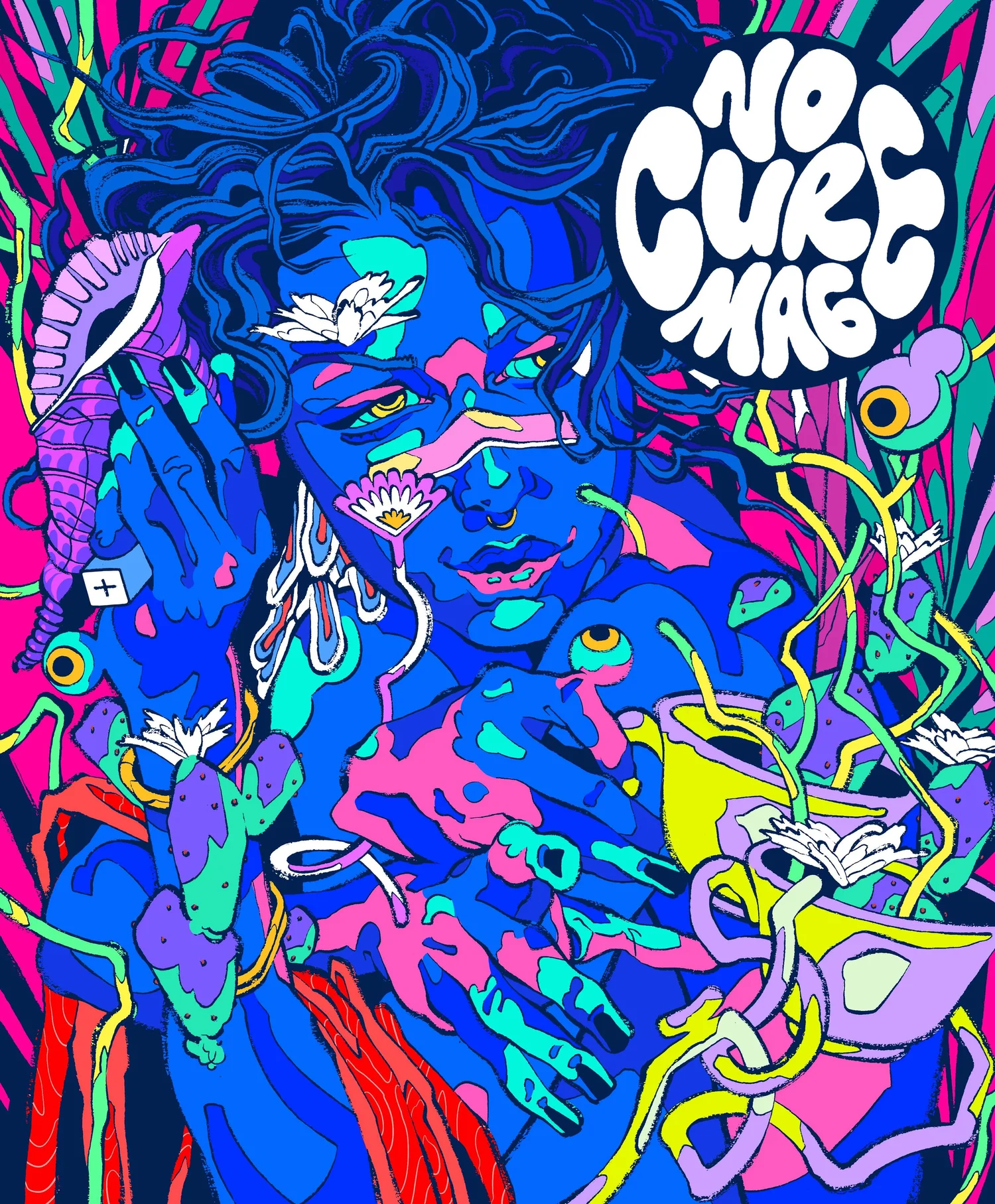 NO CURE Magazine Cover, Issue 17 — BICICLETA SEM FREIO