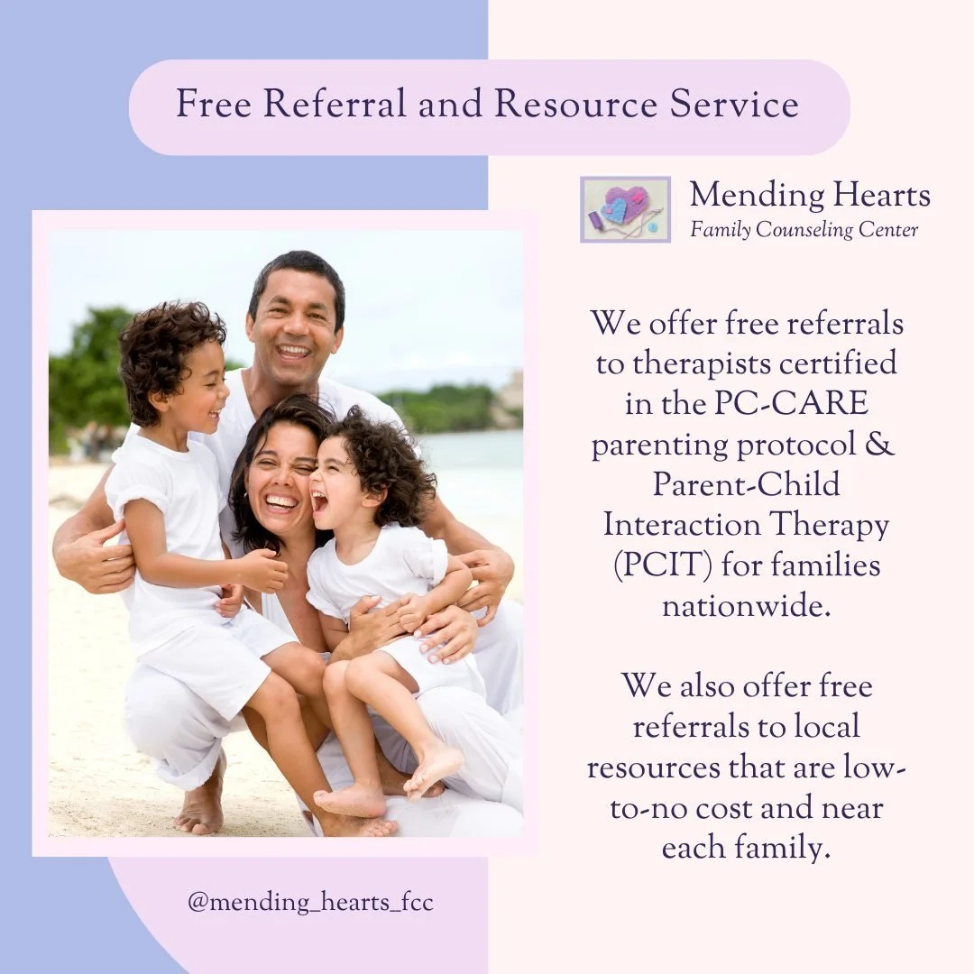 Parent Support Workshops — Mending Hearts Family Counseling Center, Inc.