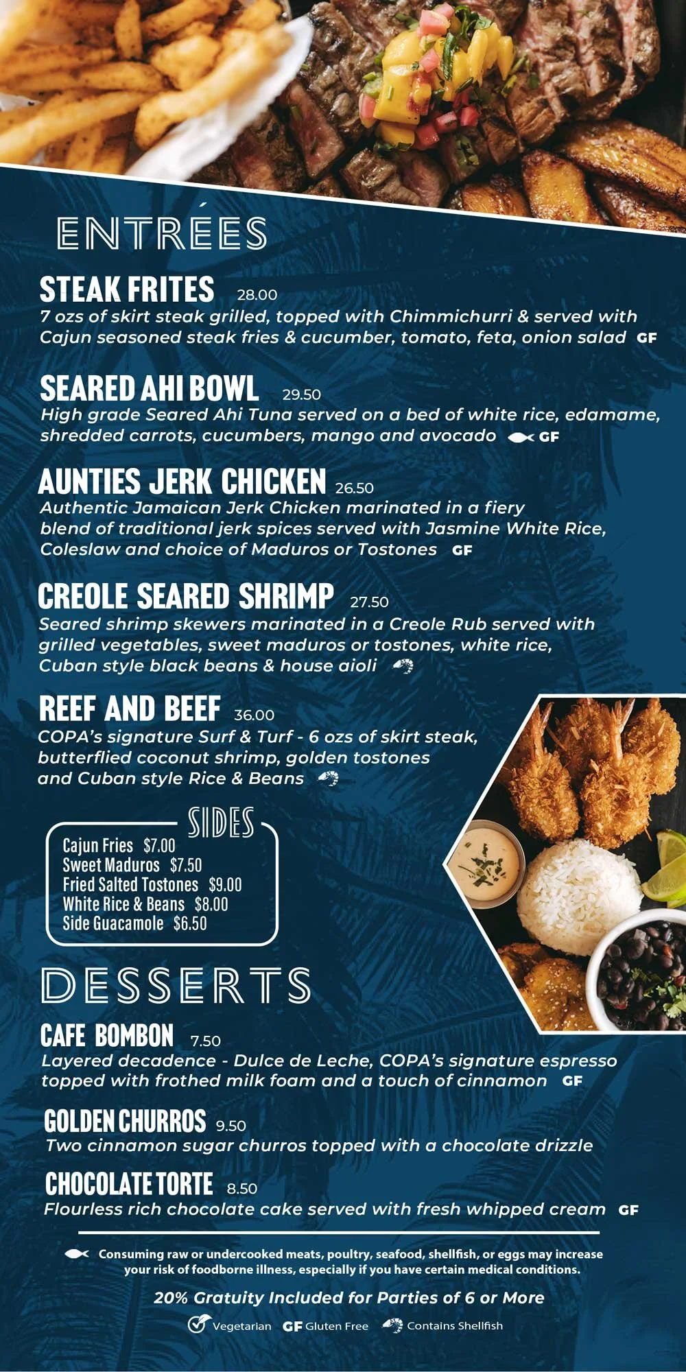 MENU — COPA