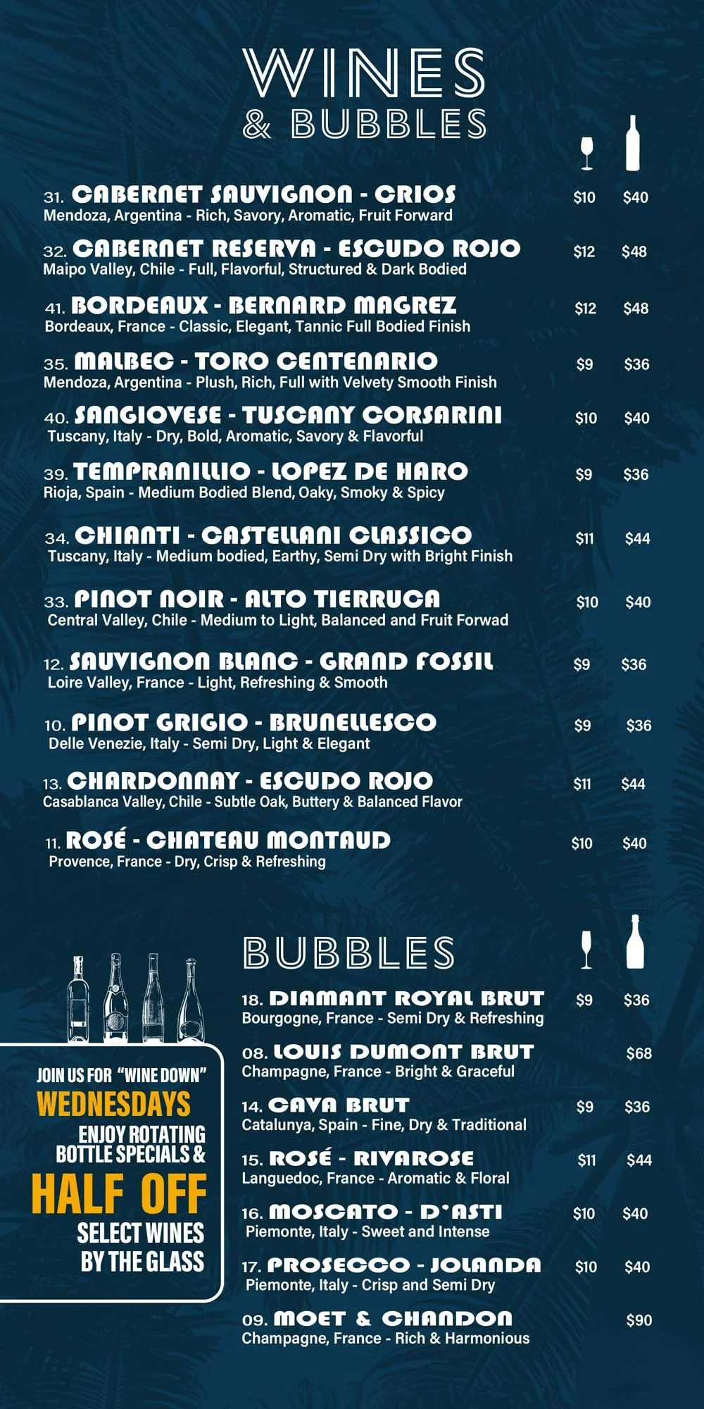 Menu | COPA – Downtown St. Petersburg — COPA