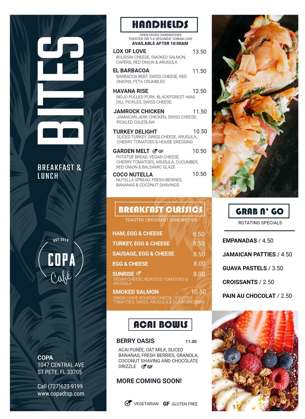 MENU — COPA