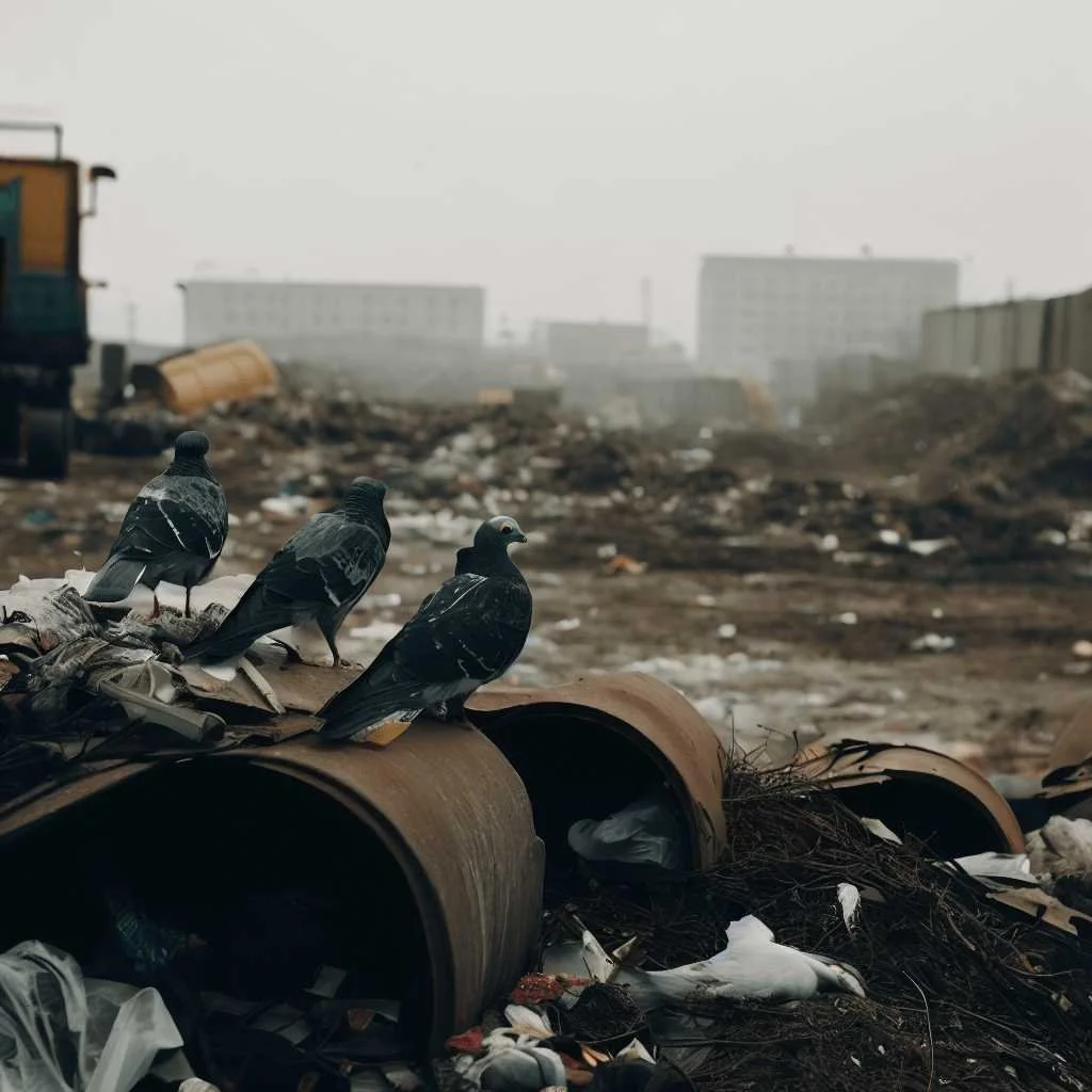 Junkyard and Landfill Bird Control Strategies | OvoControl