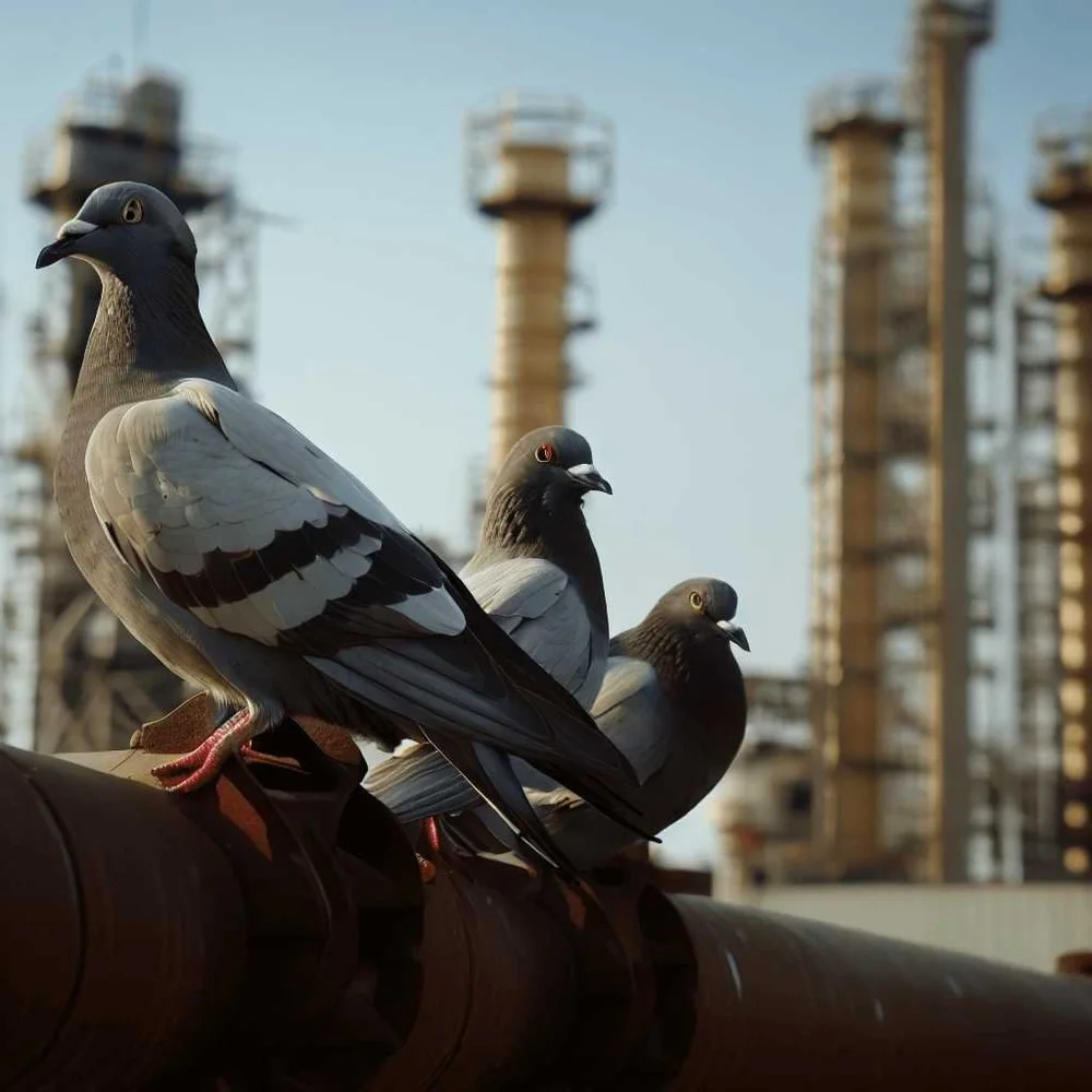 Gas/Oil Plants and Refineries Bird Control: Proven Methods